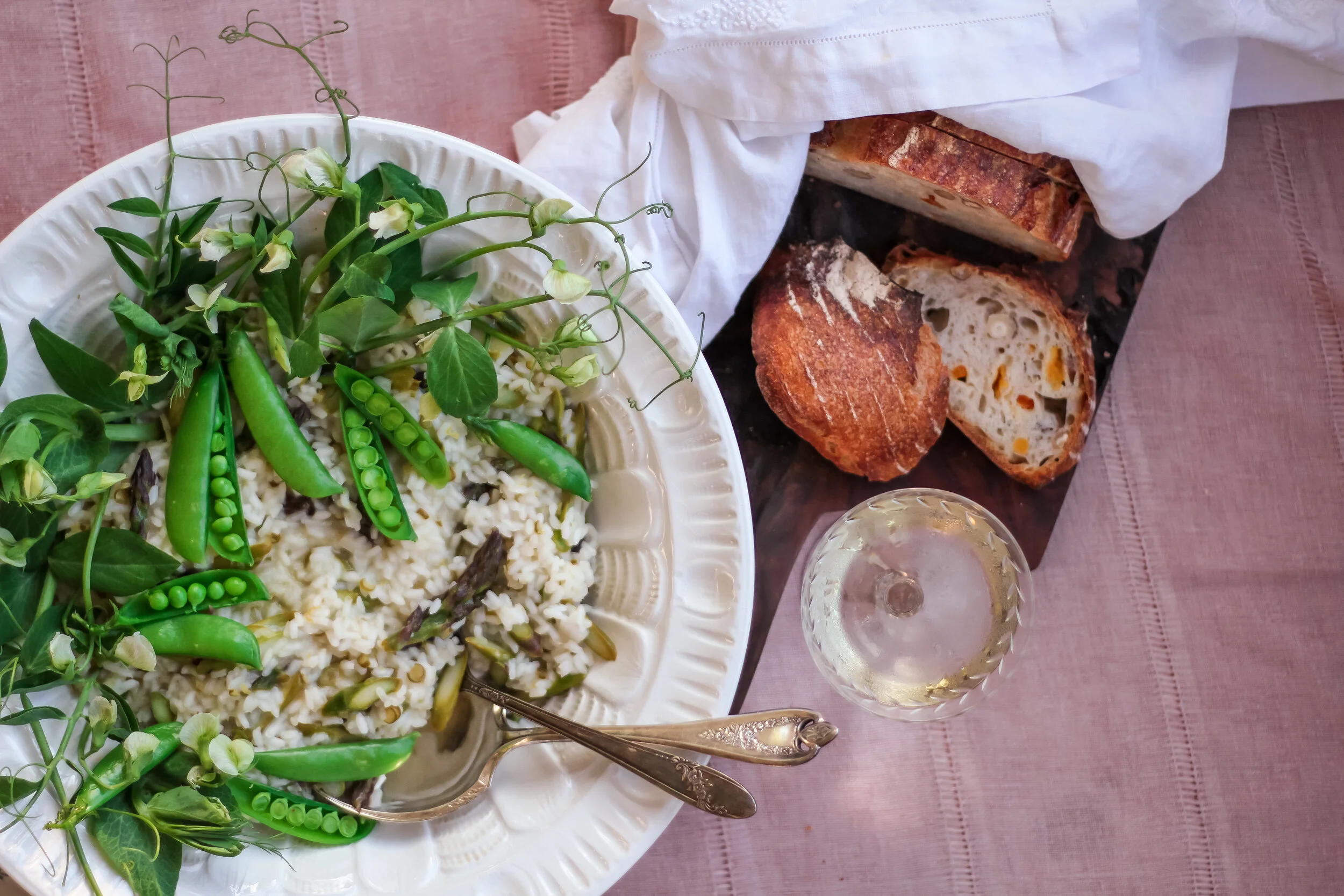 Parmesan Spring Risotto - a creamy Italian rice dish full of asparagus ...