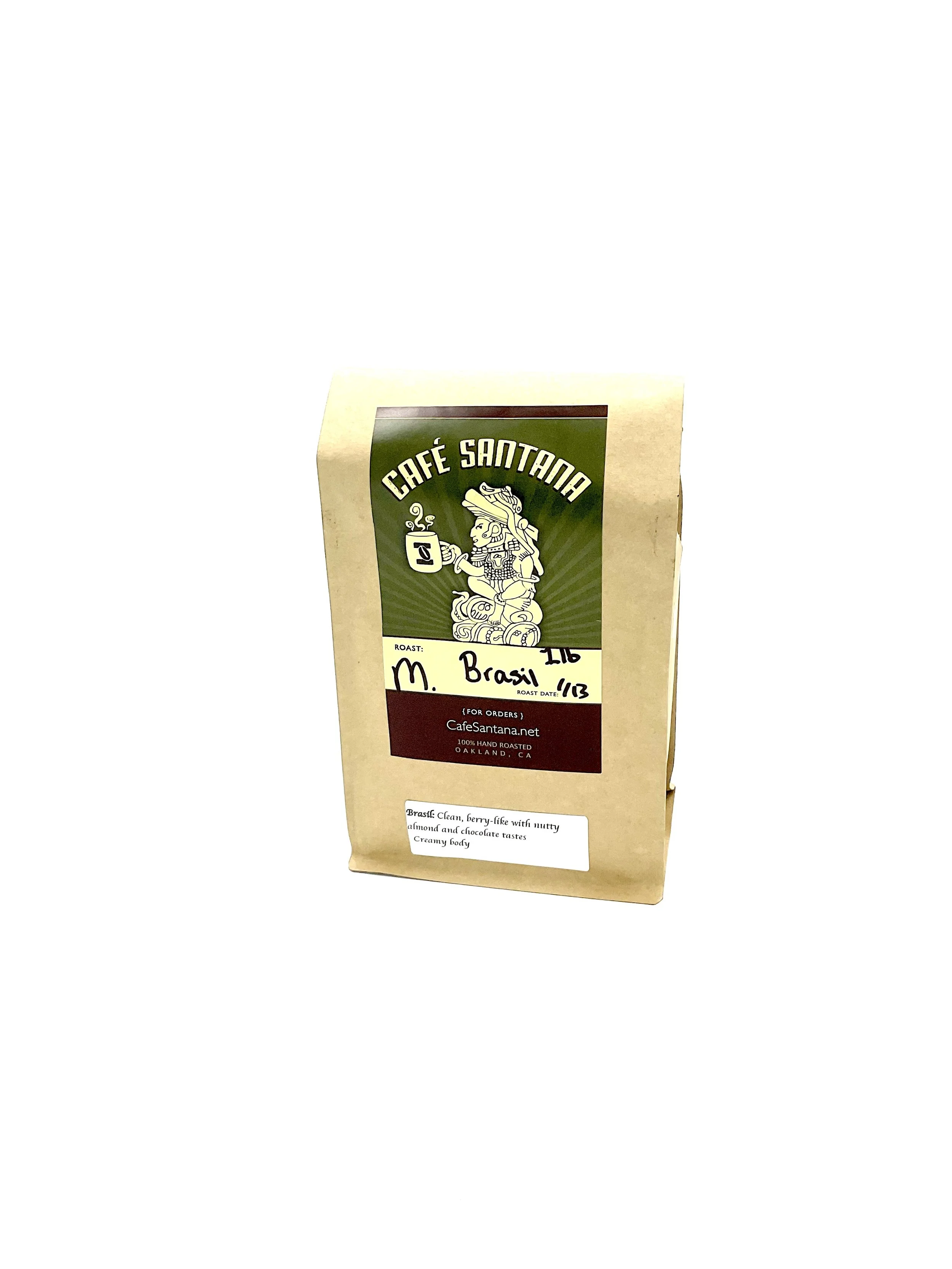 Coffee Cafe Santana Organic Brasil 1LB — Mandela Grocery Cooperative