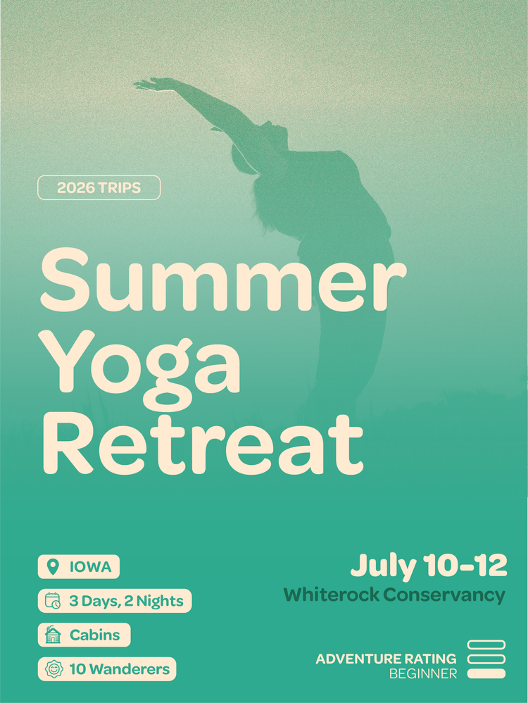 Summer Yoga Retreat — Wander Women Midwest