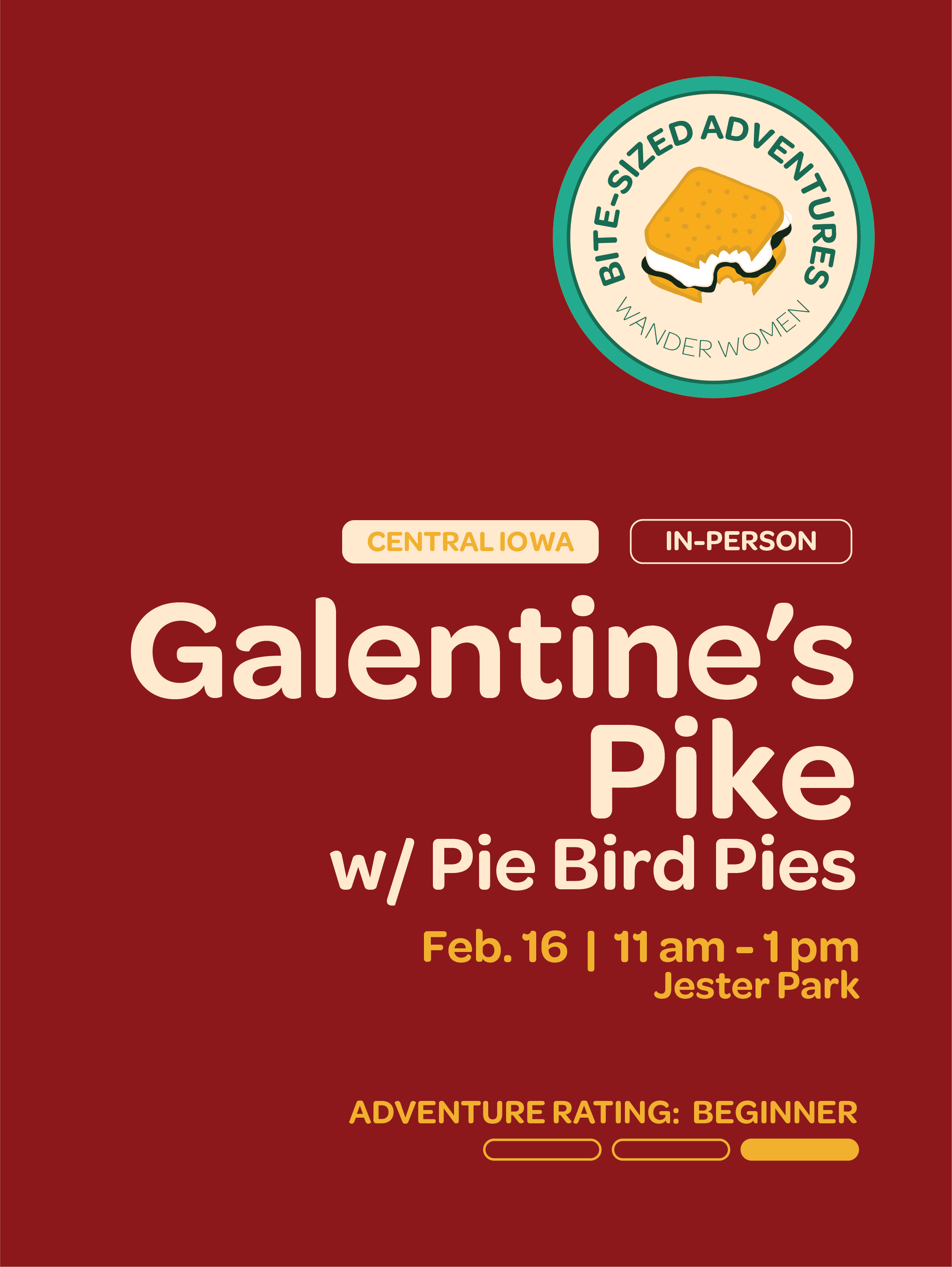 Galentine's Pike with Pie Bird Pies — Wander Women Midwest