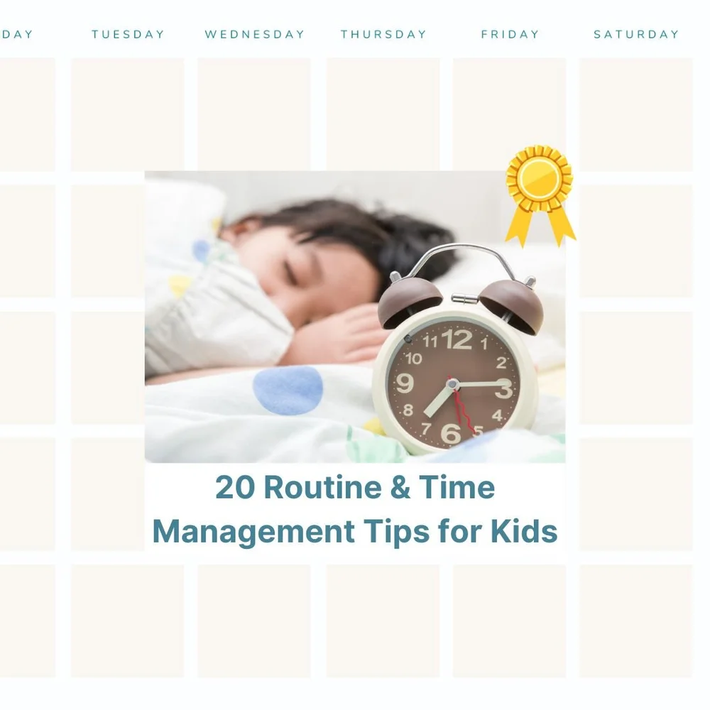 Mothers In Training: Parent Coaching — 20 Routine & TIme Management Tips