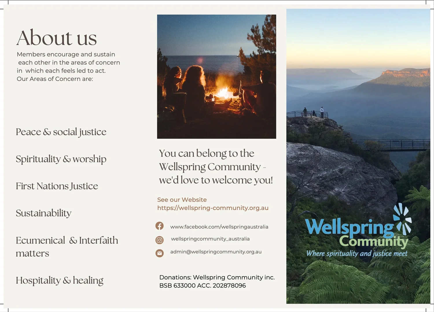 Wellspring Brochure — Wellspring Community (Inc.)