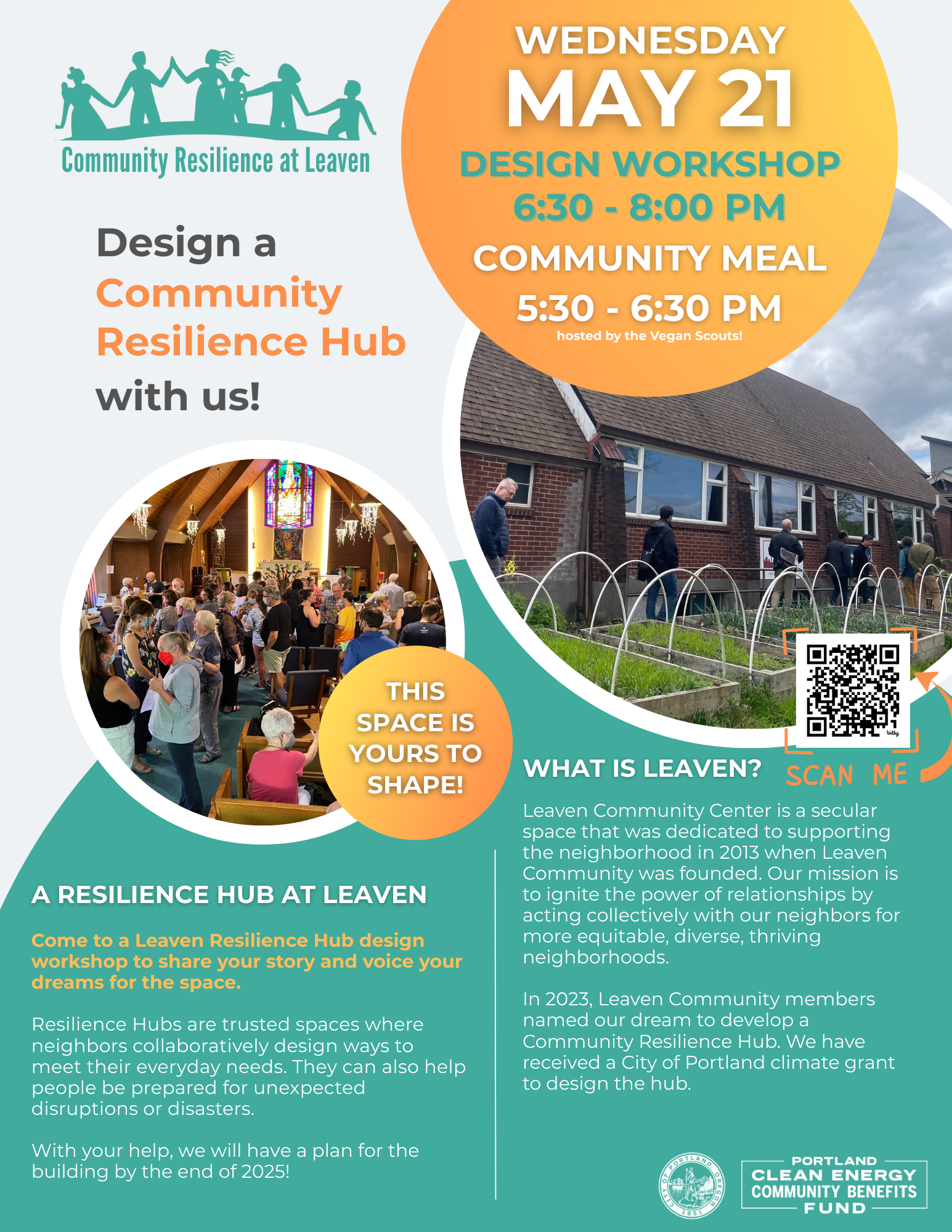 Resilience Hub Design Workshop — Leaven Community