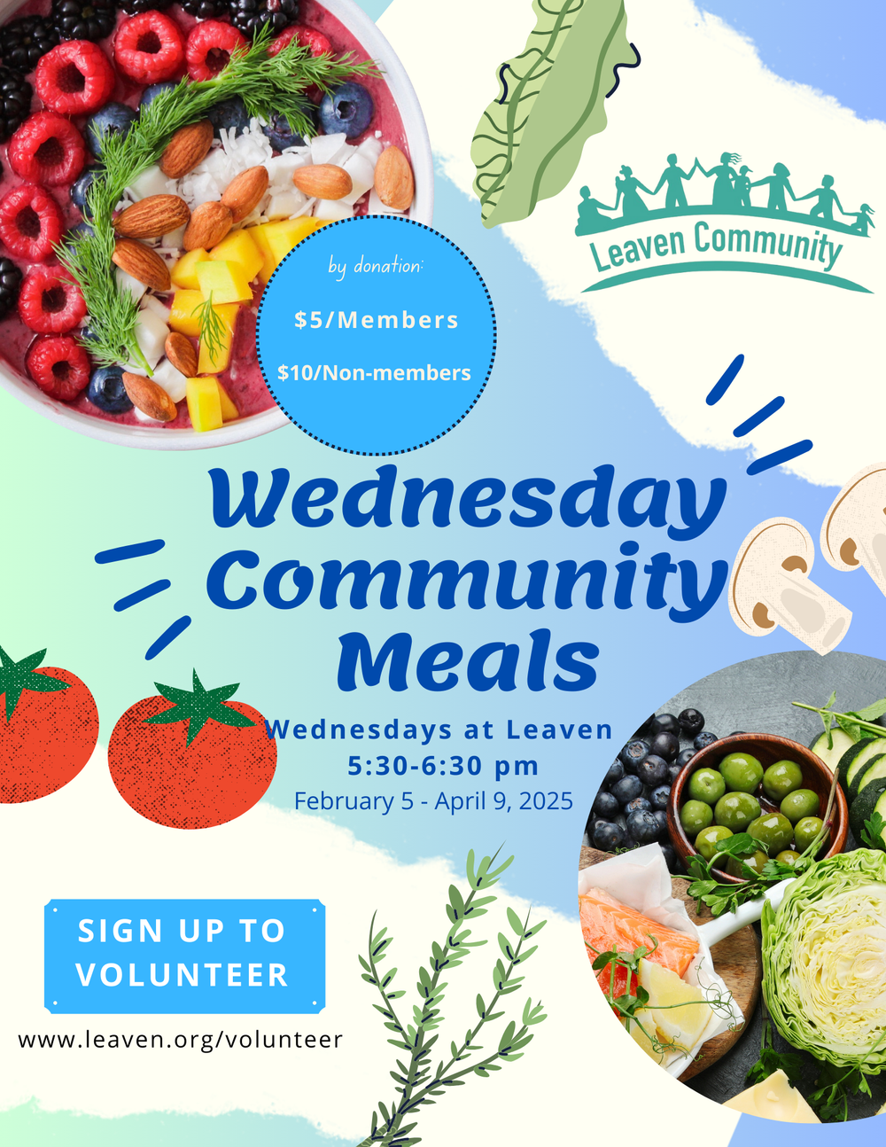 Community Meals — Leaven Community