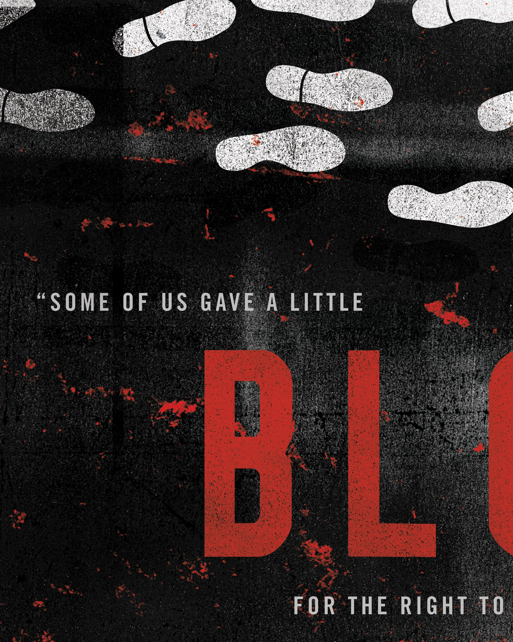 John Lewis BLOOD Poster — Juicebox Designs