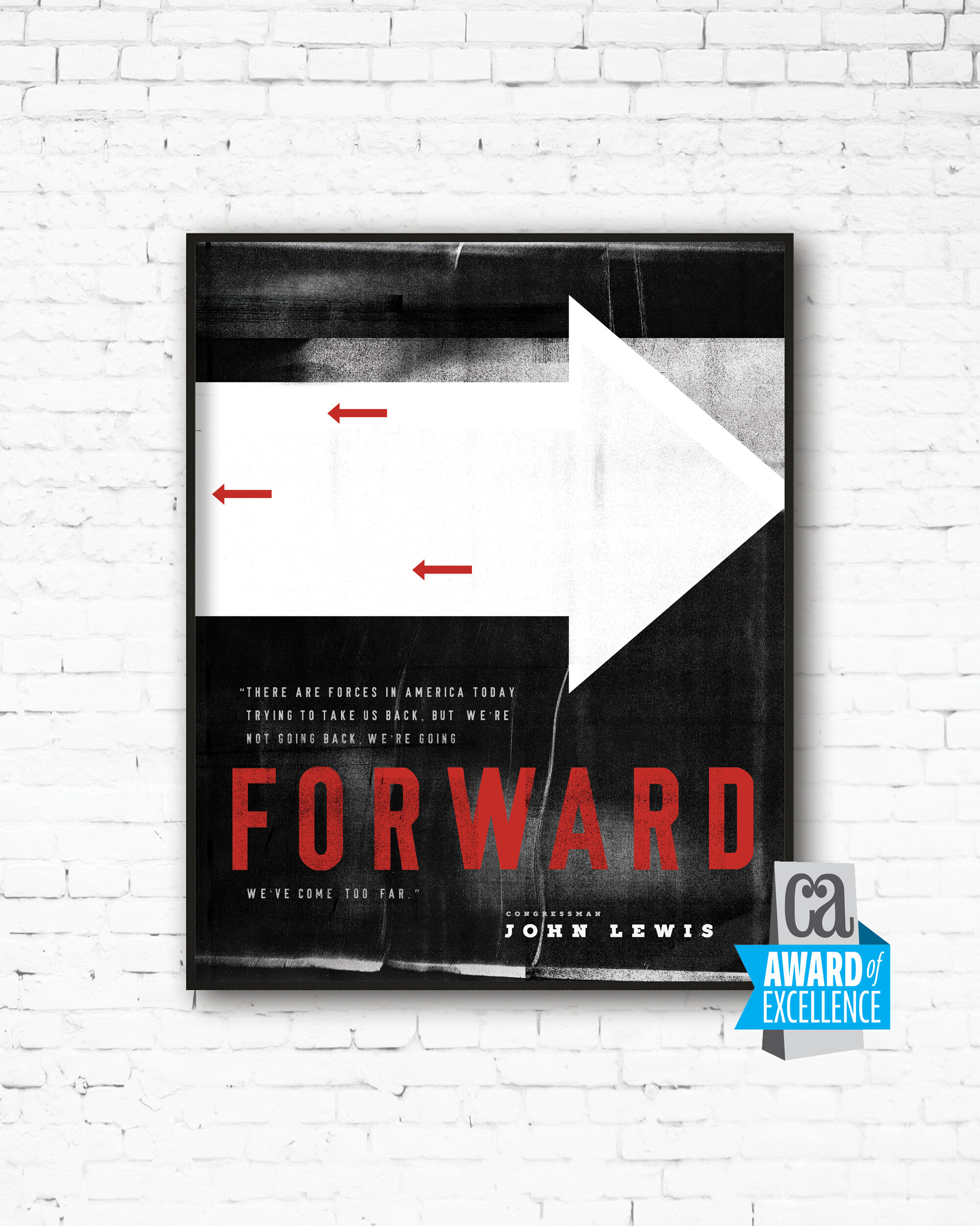 John Lewis FORWARD Poster — Juicebox Designs