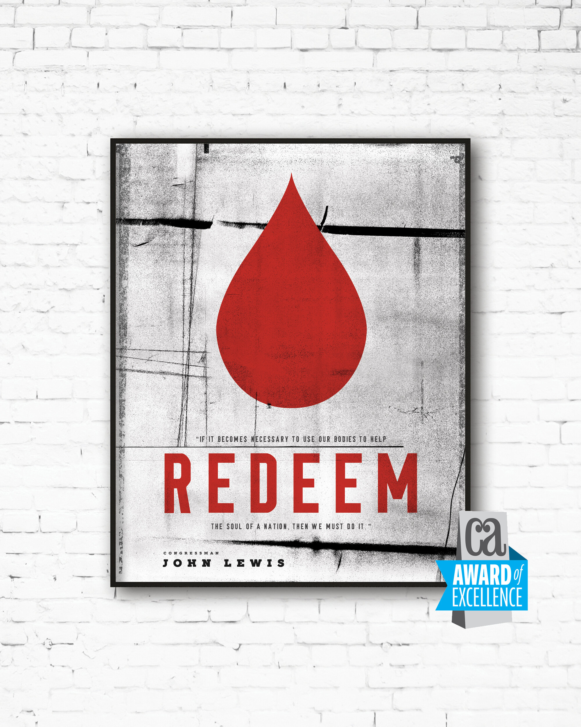John Lewis REDEEM Poster — Juicebox Designs