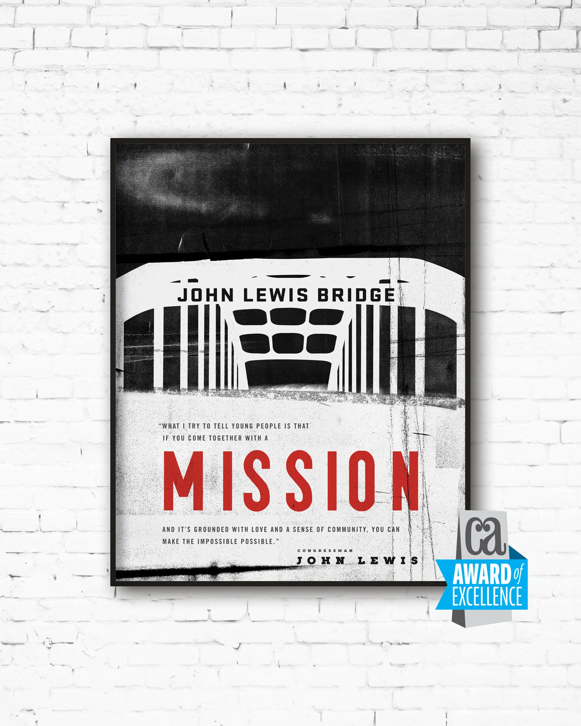 John Lewis MISSION Poster — Juicebox Designs