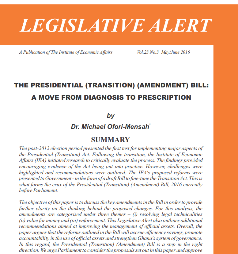 Legal Frameworks — Transitions of Power