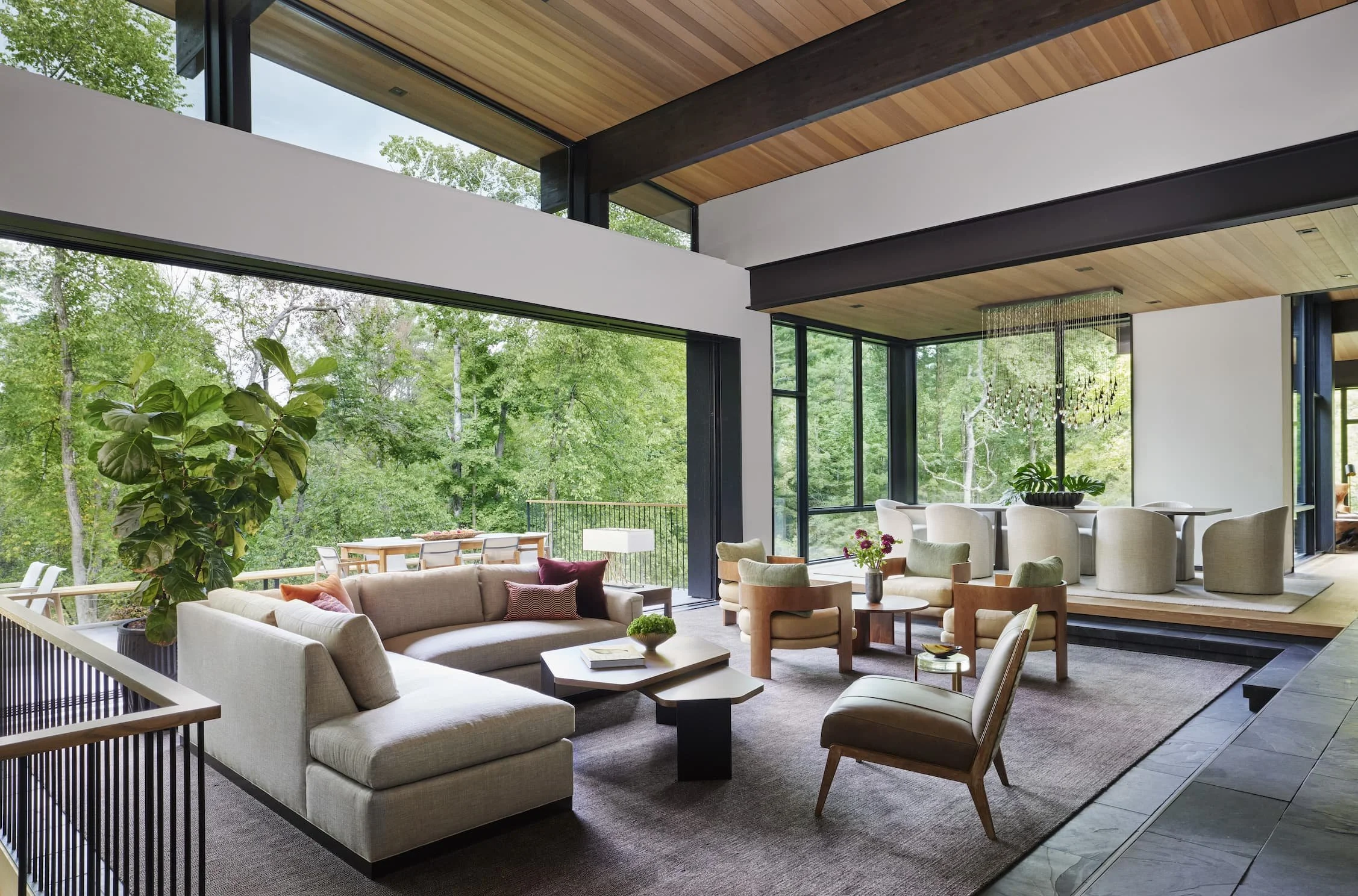 Modern Creekside — Kathy Waite Design