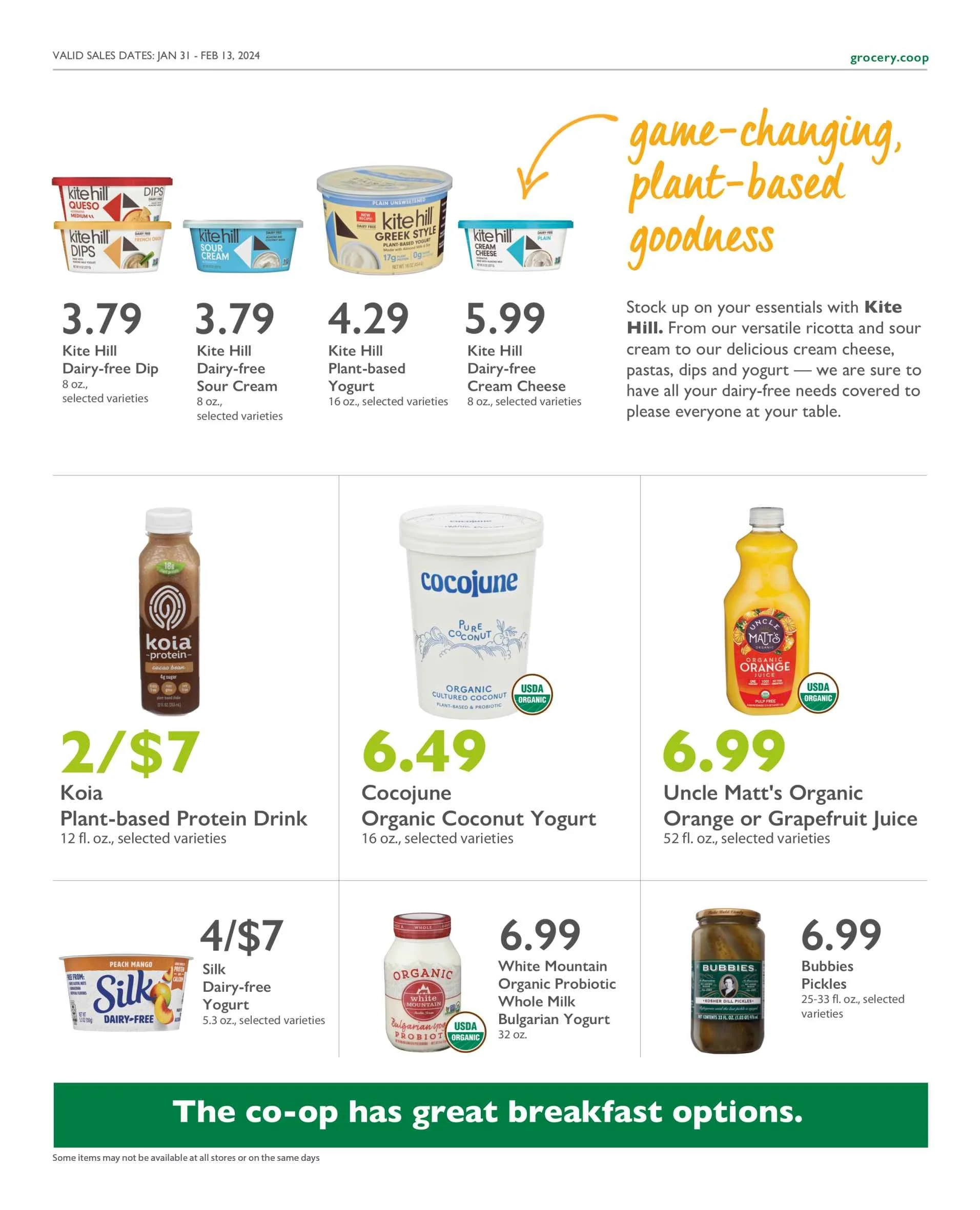Storewide Sales — Roanoke Co+op