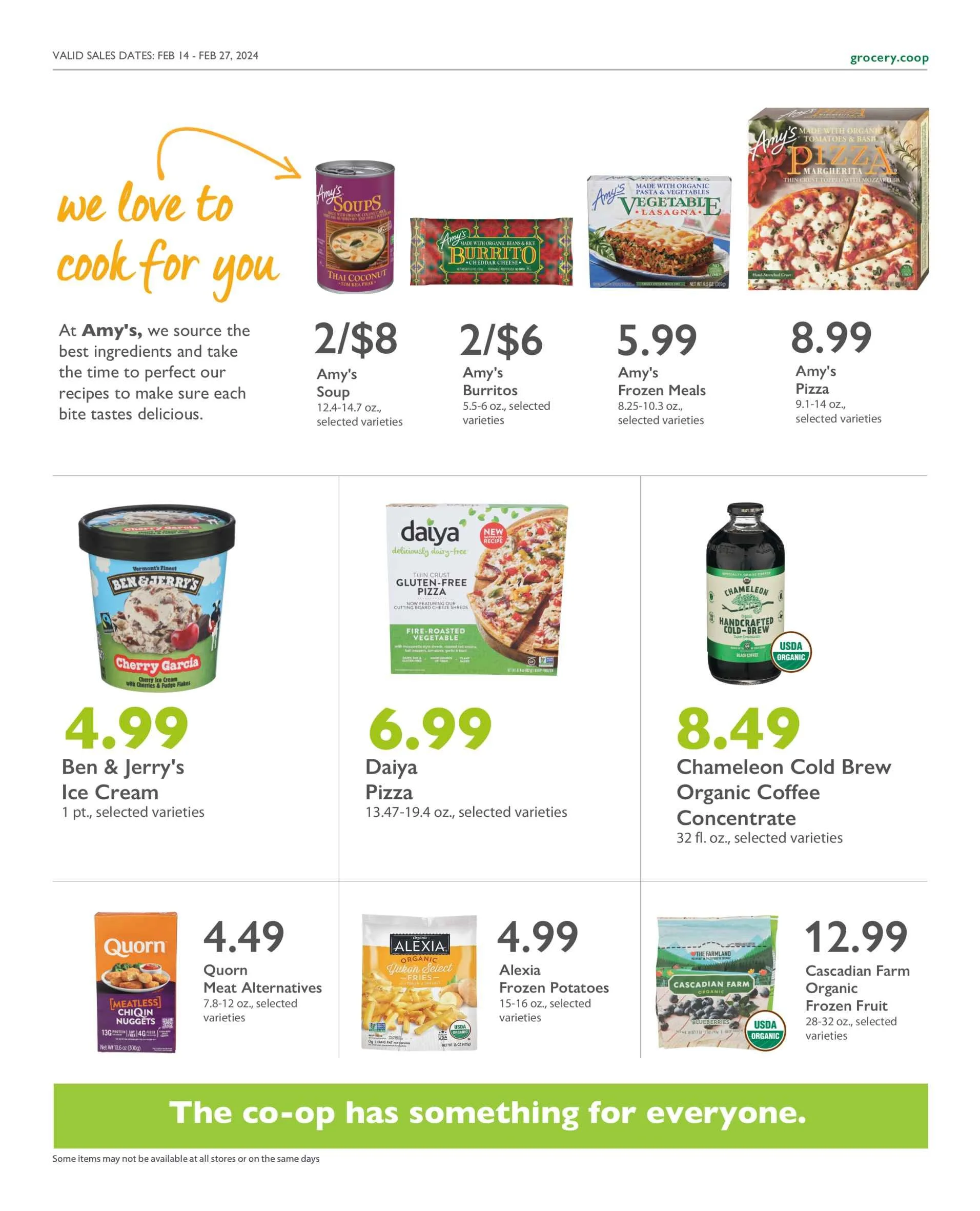 Storewide Sales — Roanoke Co+op