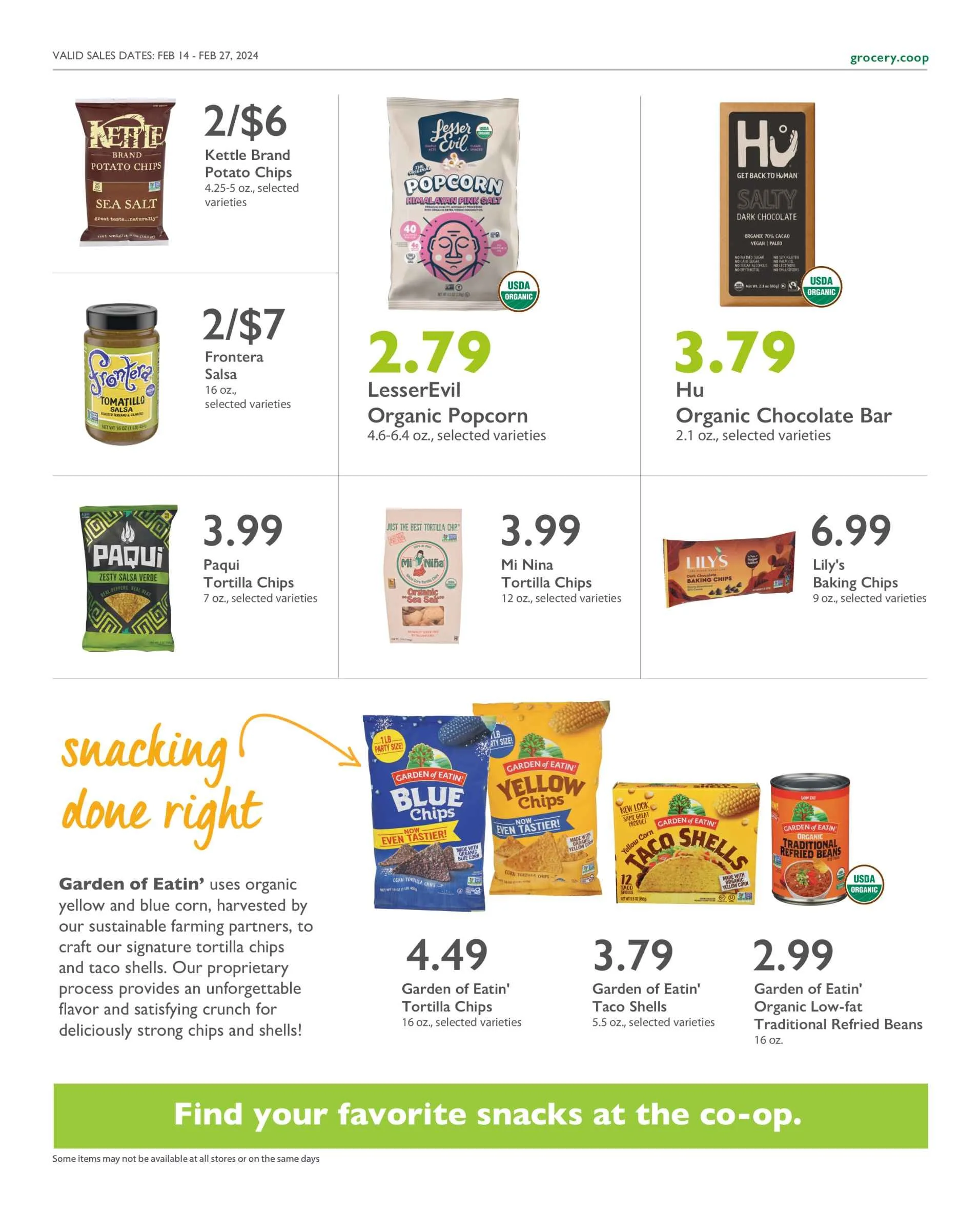Storewide Sales — Roanoke Co+op