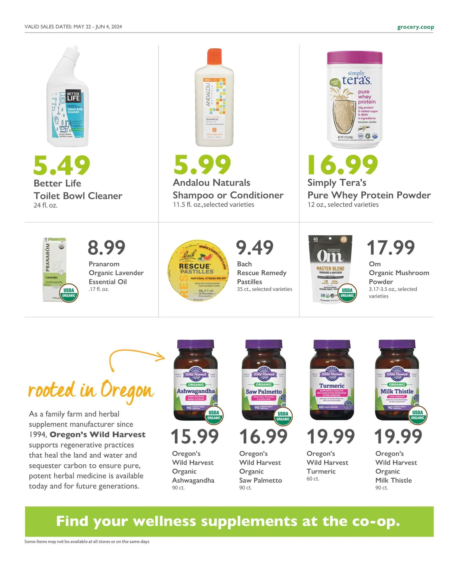 Storewide Sales — Roanoke Co+op