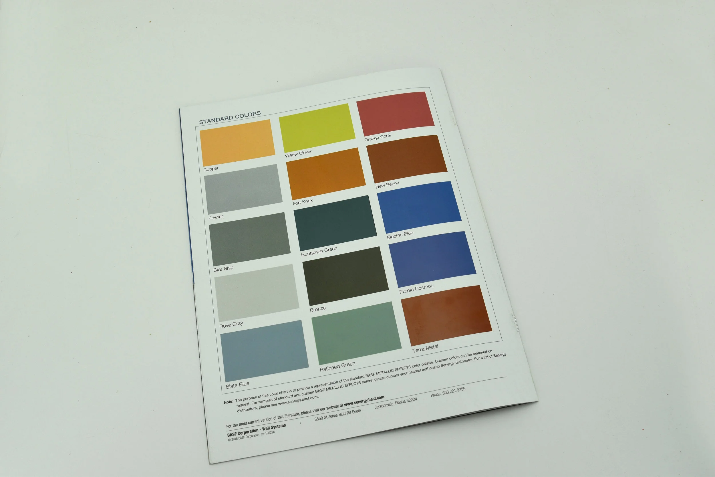 Senergy Color Chart Trims & Accessories – Bowlder Metal