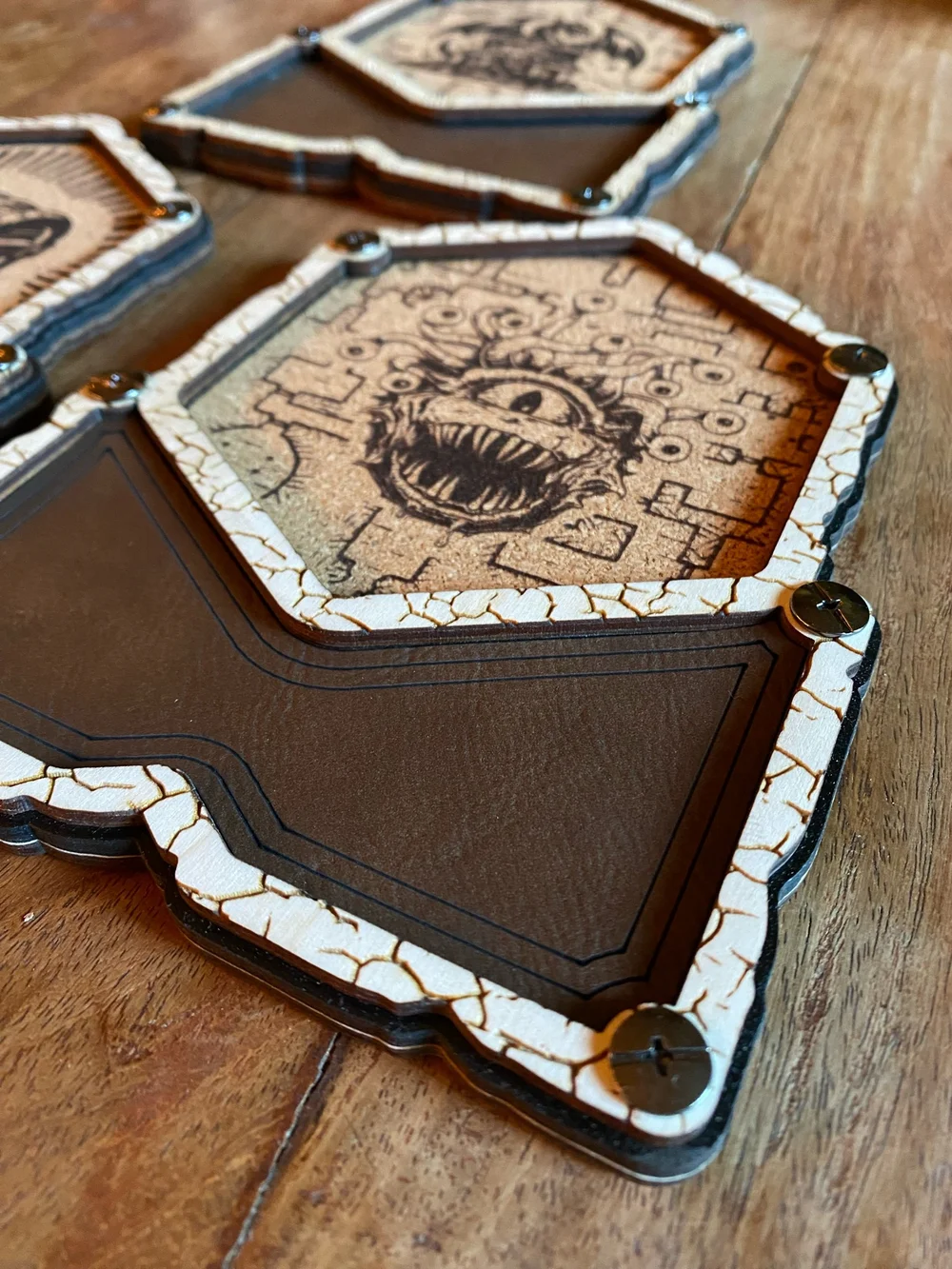 Customizable handmade solid wood Dungeon Master's screen — nerd wood ...