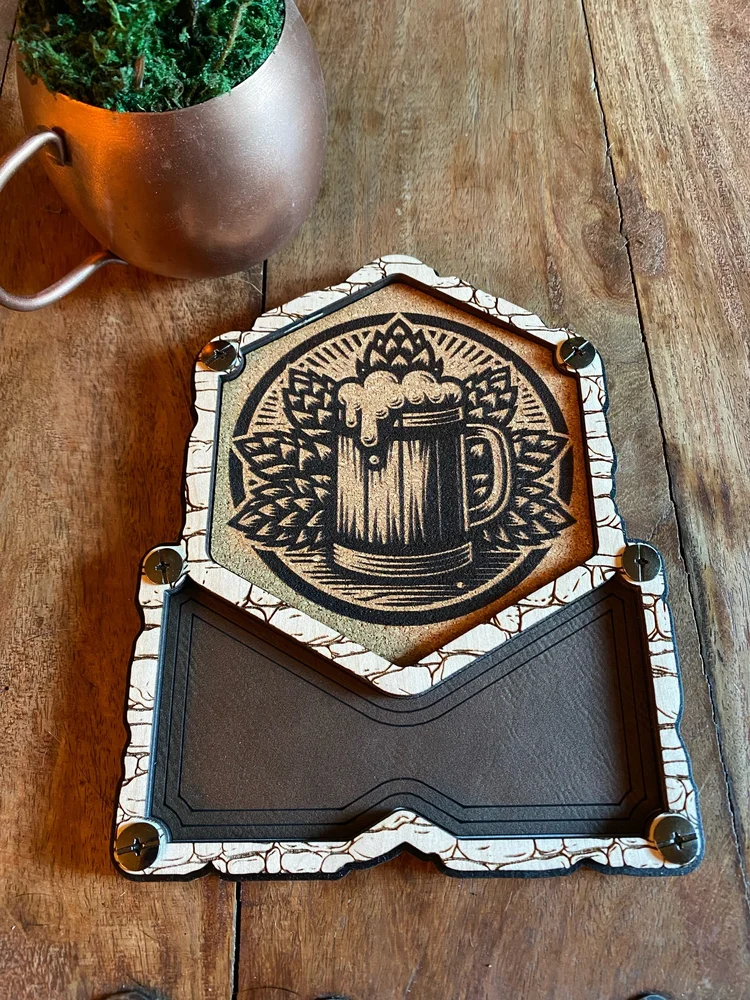 Customizable handmade solid wood Dungeon Master's screen — nerd wood ...