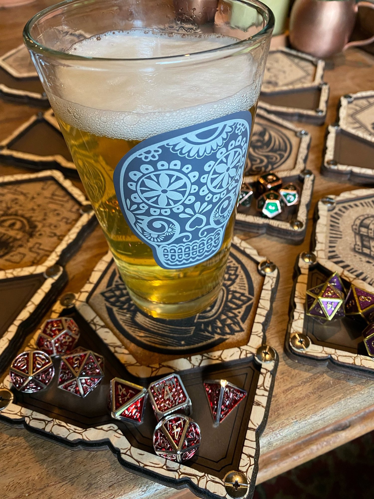 Customizable handmade solid wood Dungeon Master's screen — nerd wood ...