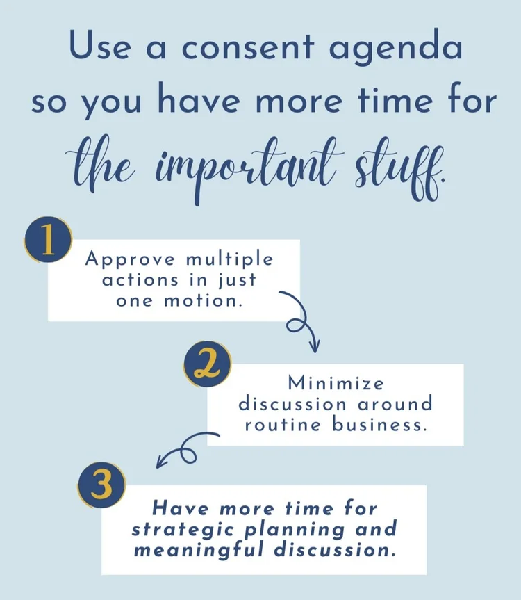 What Is a Consent Agenda—and Should Your Board Use One? — Blue Hill ...