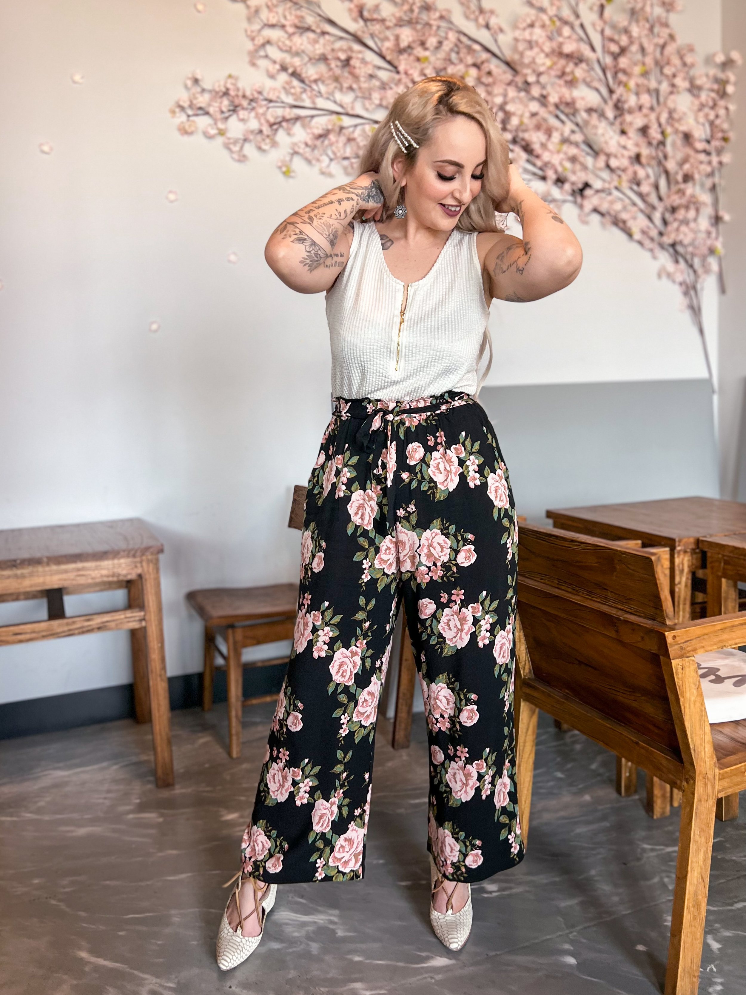 Dianne Wide Leg Paper Bag Pant - Career Collection | LuLaRoe
