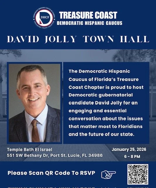 David Jolly Town Hall — DEMOCRATIC PARTY OF ST. LUCIE COUNTY