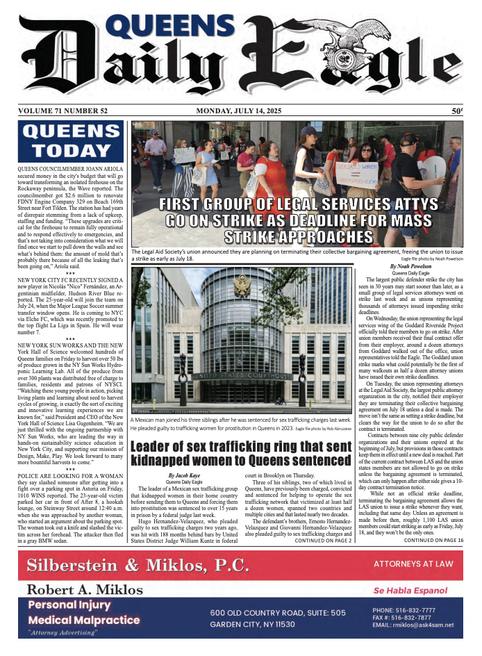 First beam placed at Etihad Park — Queens Daily Eagle