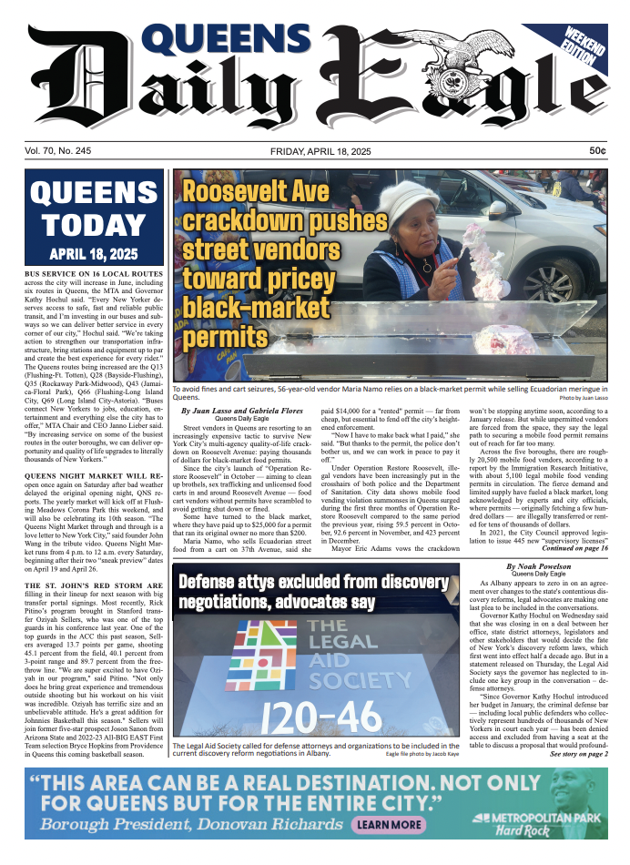 NYC Civil Courts get new chief administrative judge — Queens Daily Eagle