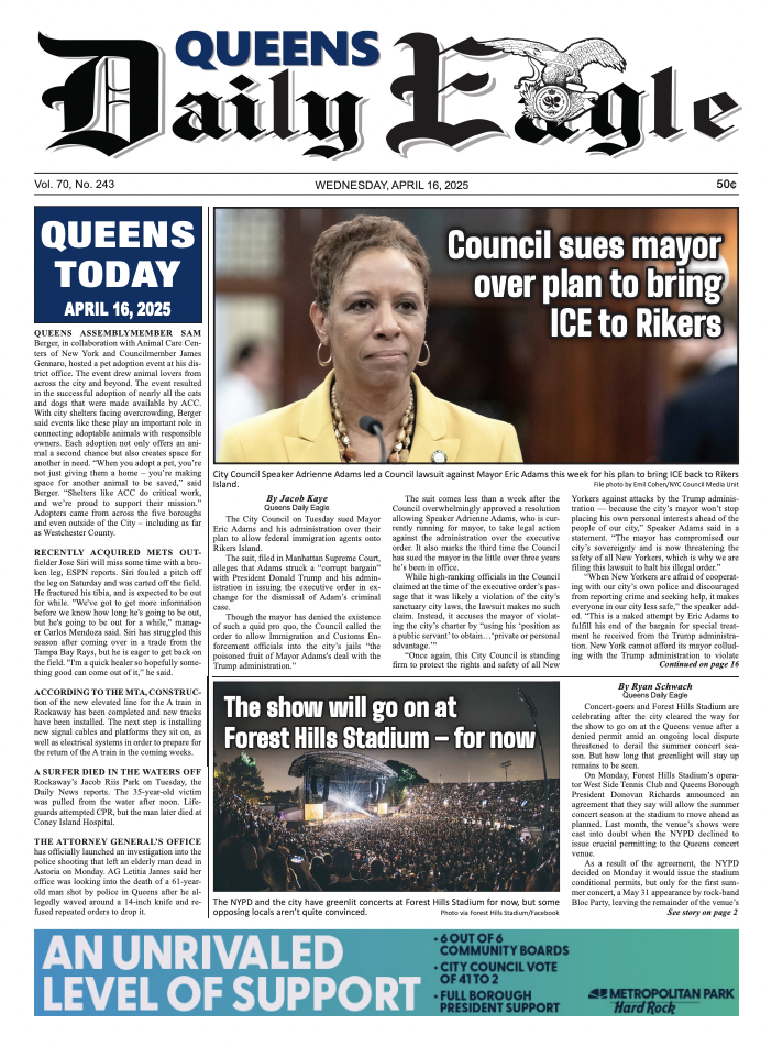 Rikers detainee becomes third to die in less than a month — Queens ...