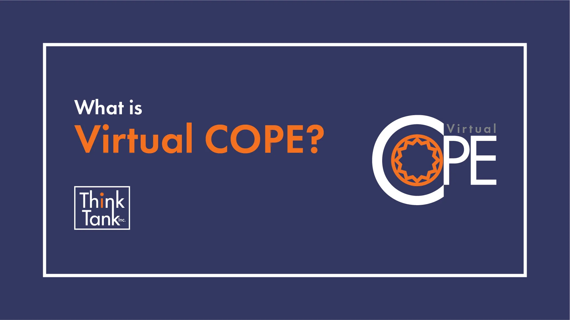 The Virtual Cost of Poverty Experience (COPE) — ThinkTank