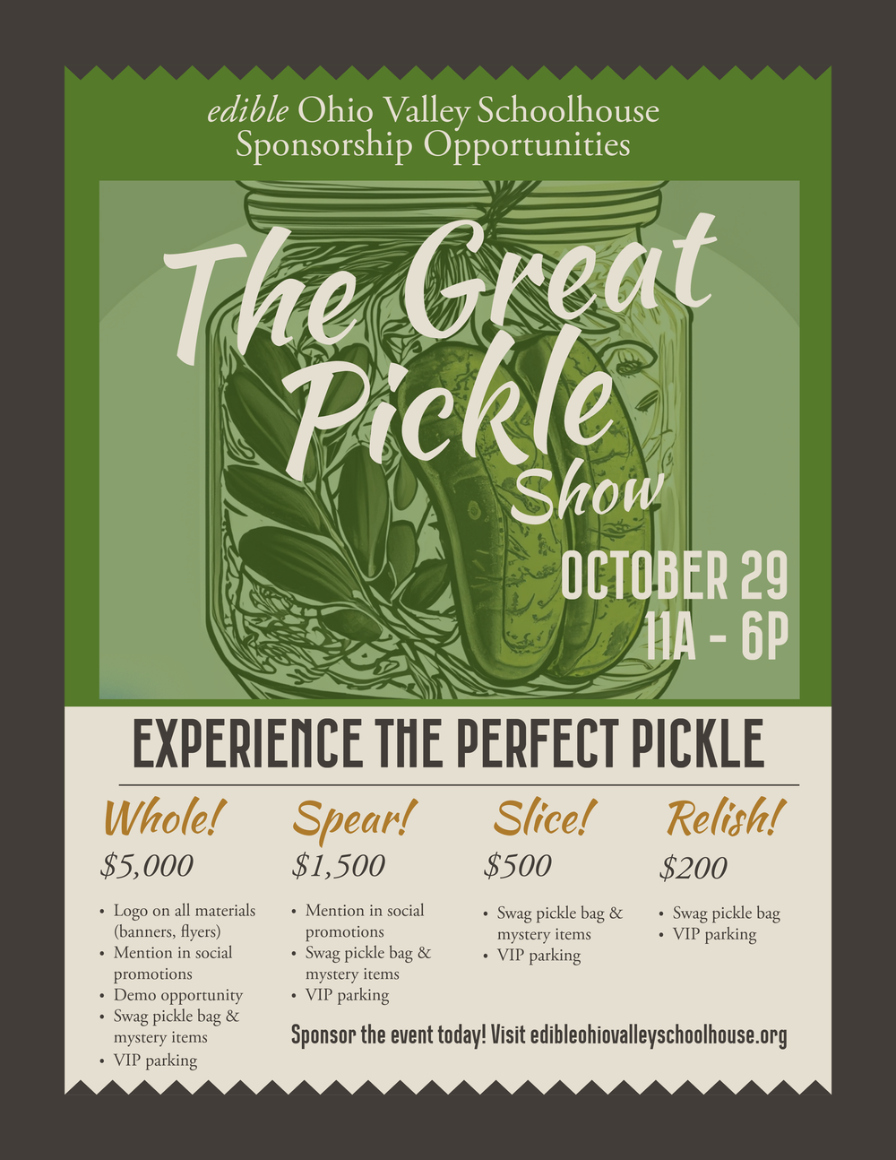 Entry Form — The Great Pickle Show