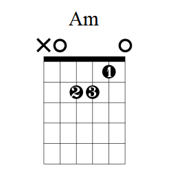 HOW TO Play an Am Chord on Acoustic Guitar — Lauren Bateman Guitar