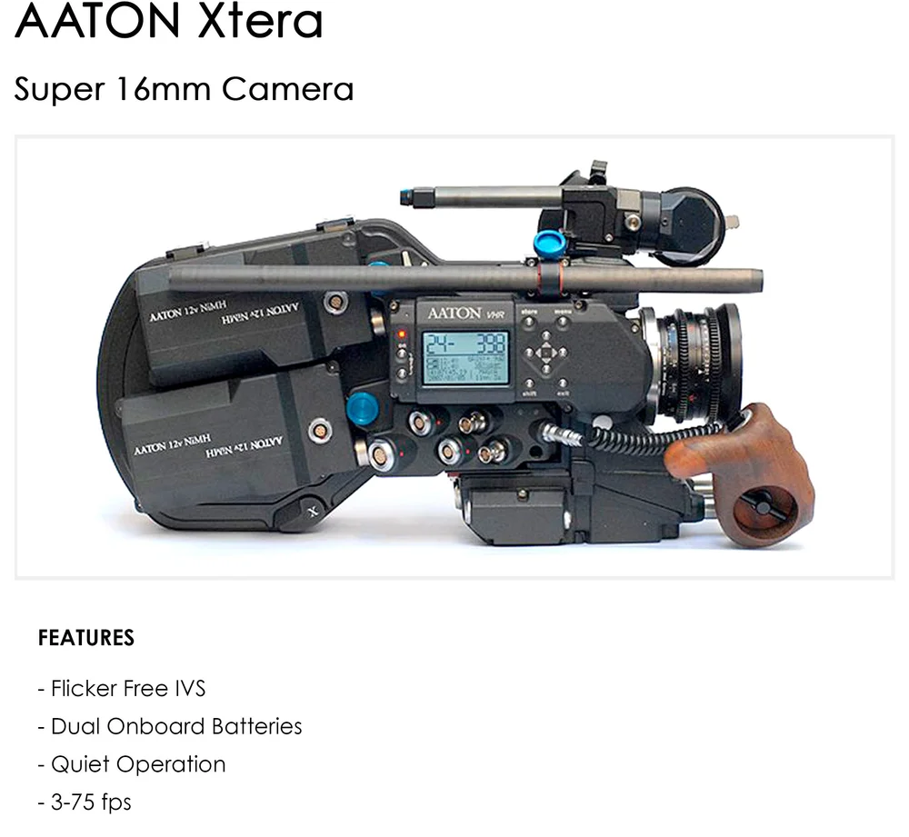 AATON Xtera — OLD FAST GLASS