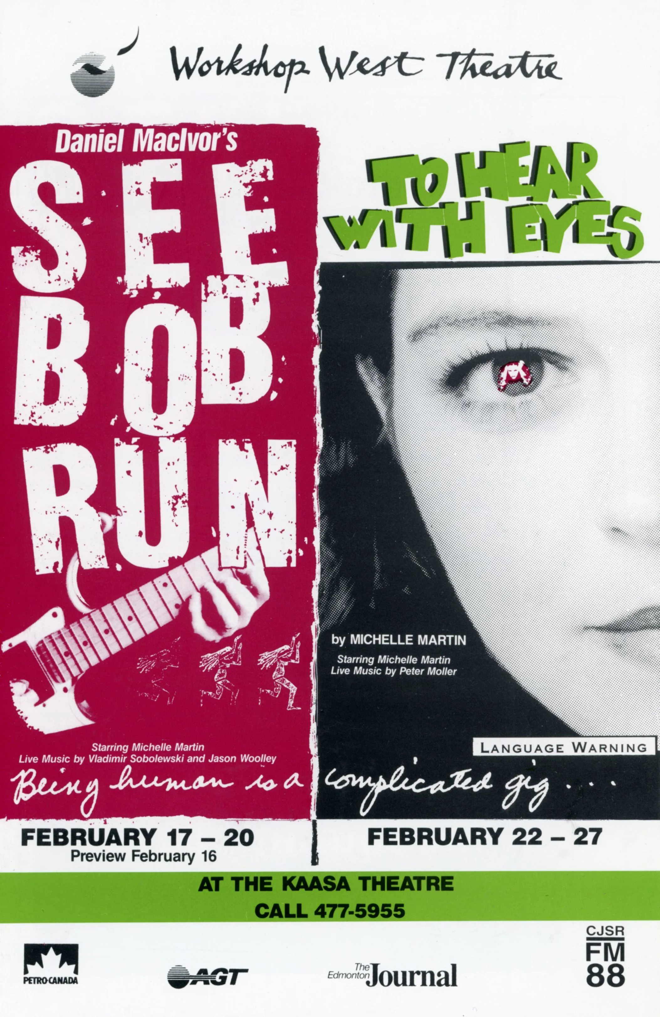 1993/94 Season — Workshop West Playwrights' Theatre