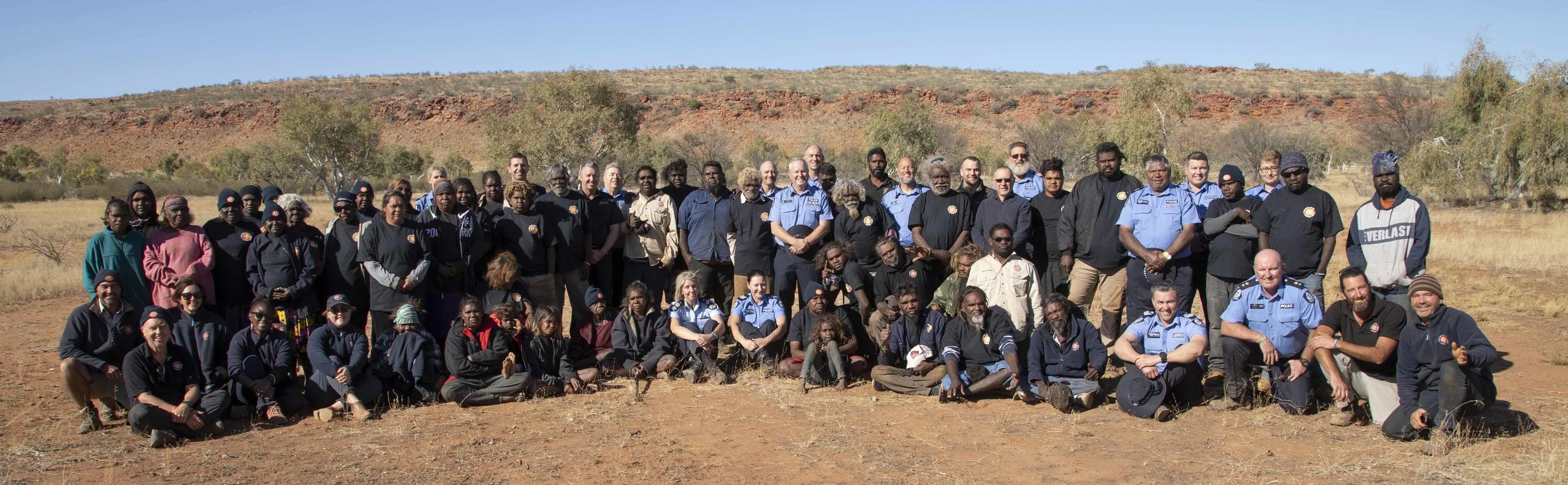 Martu host 18 leaders from Police, Border Force and Fire and Rescue ...