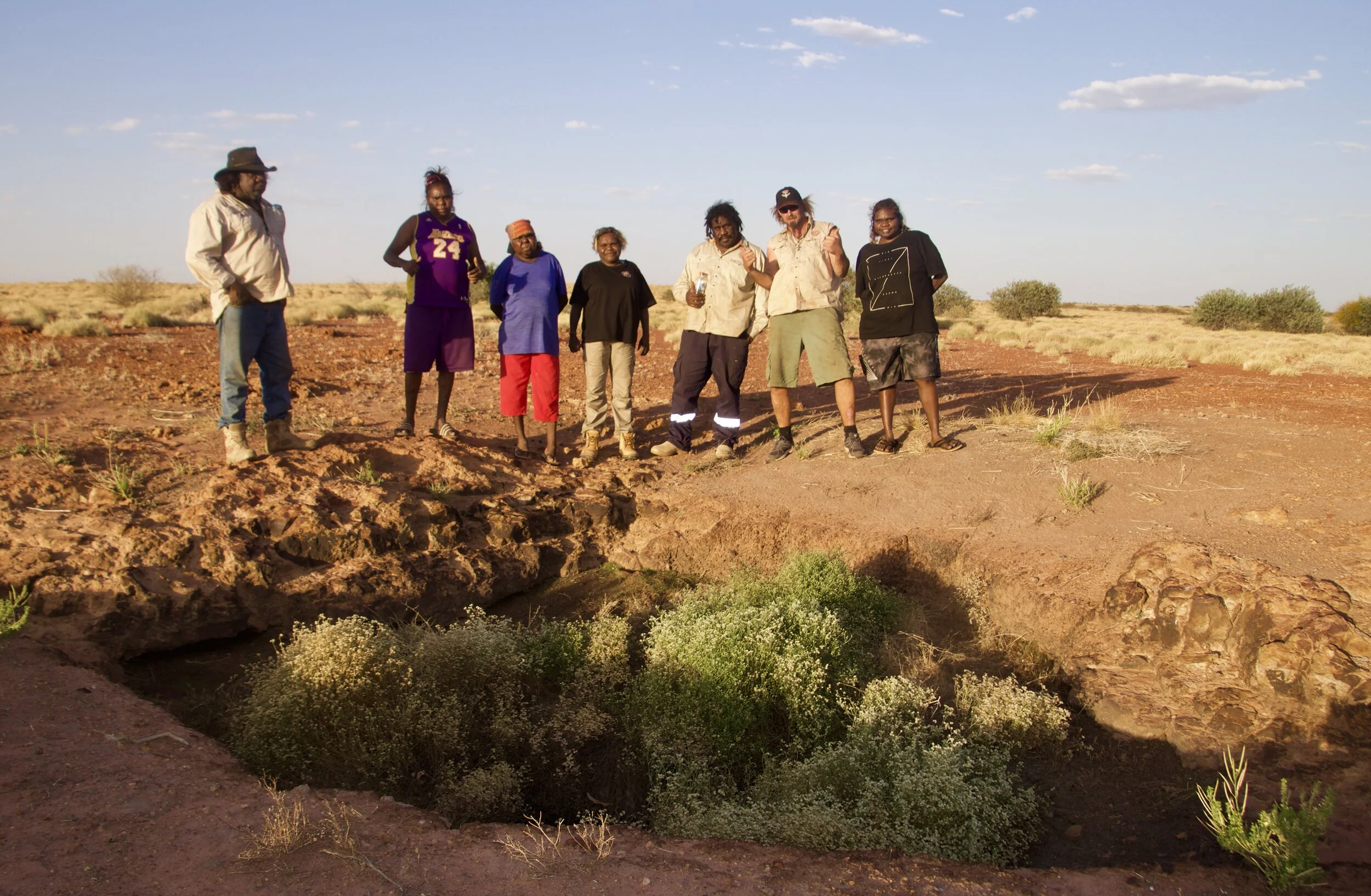 Kunawarritji rangers out on the Canning Stock Route — Kanyirninpa Jukurrpa