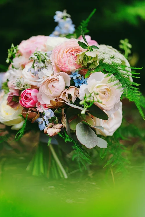 A colourful spring wedding at Margam Orangery, South Wales — Petal Power