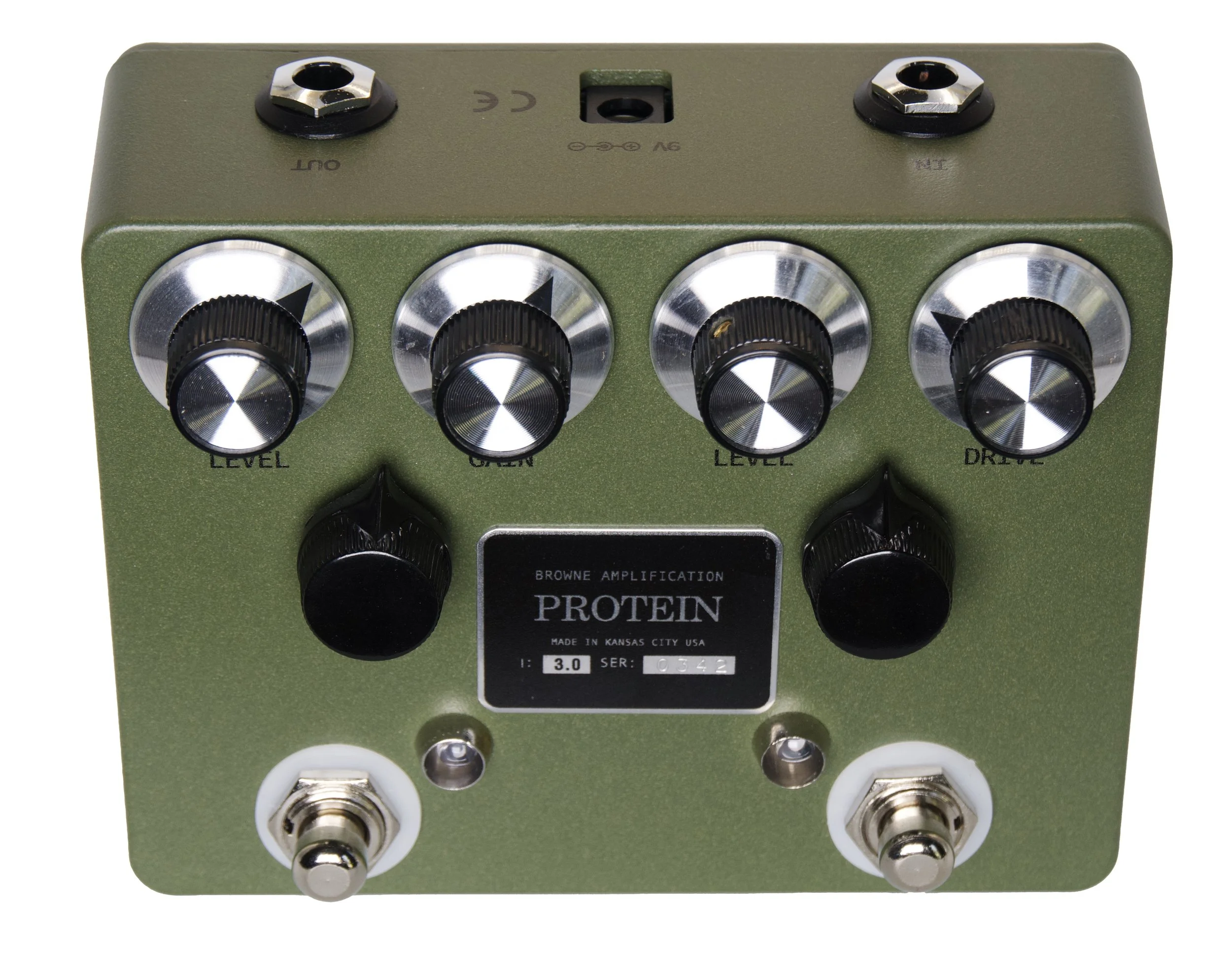 The Protein Dual Overdrive Pedal — Browne Amplification