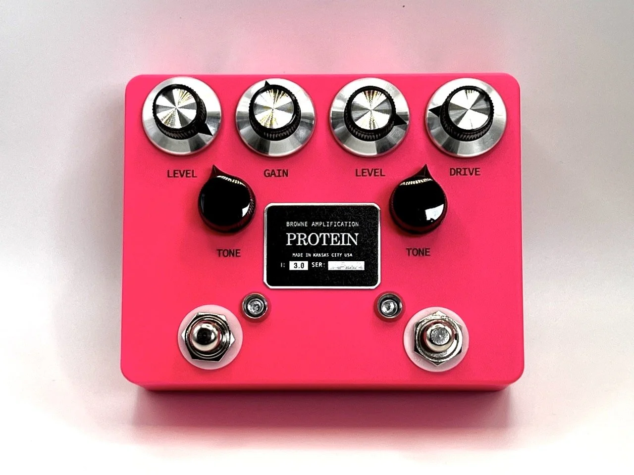 The Protein Dual Overdrive Pedal — Browne Amplification