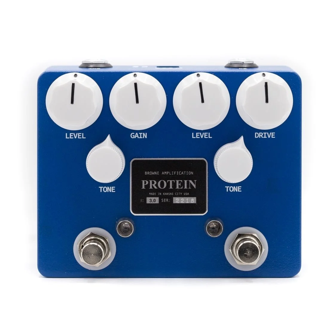 The Protein Dual Overdrive Pedal — Browne Amplification