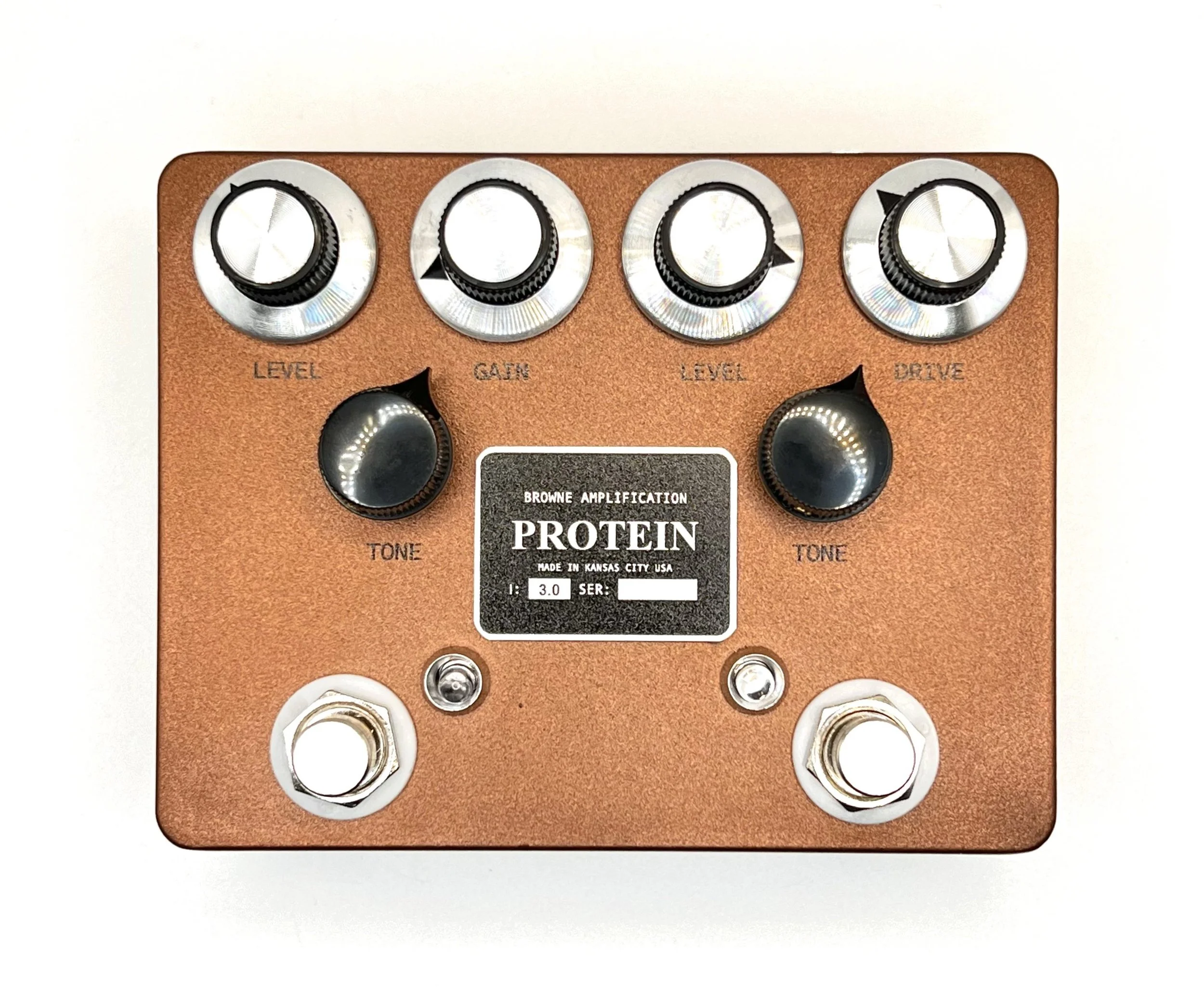 The Protein Dual Overdrive Pedal — Browne Amplification
