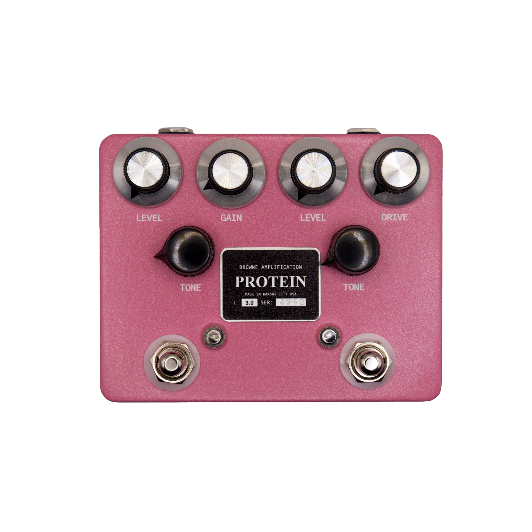 The Protein Dual Overdrive Pedal — Browne Amplification