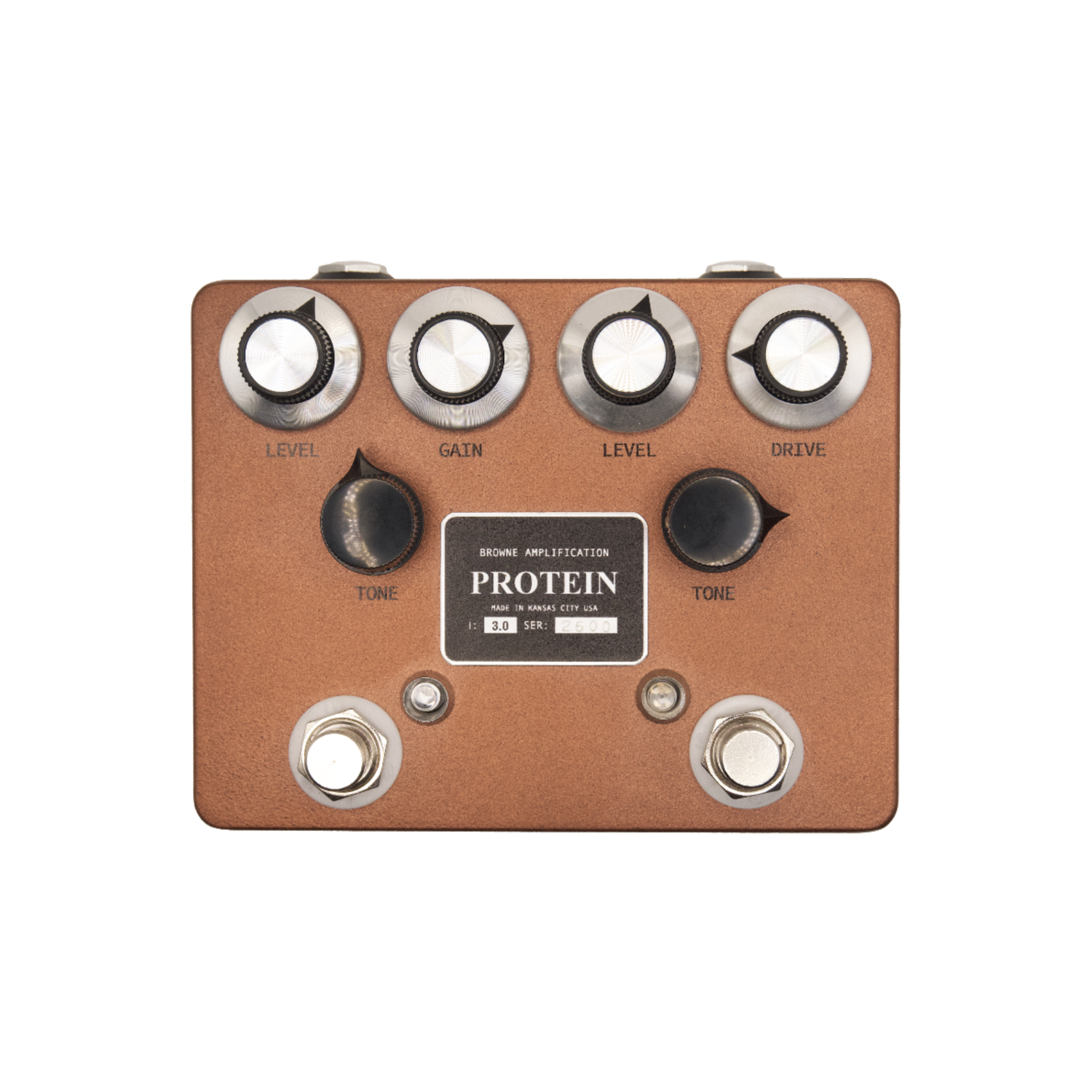 The Protein Dual Overdrive Pedal — Browne Amplification