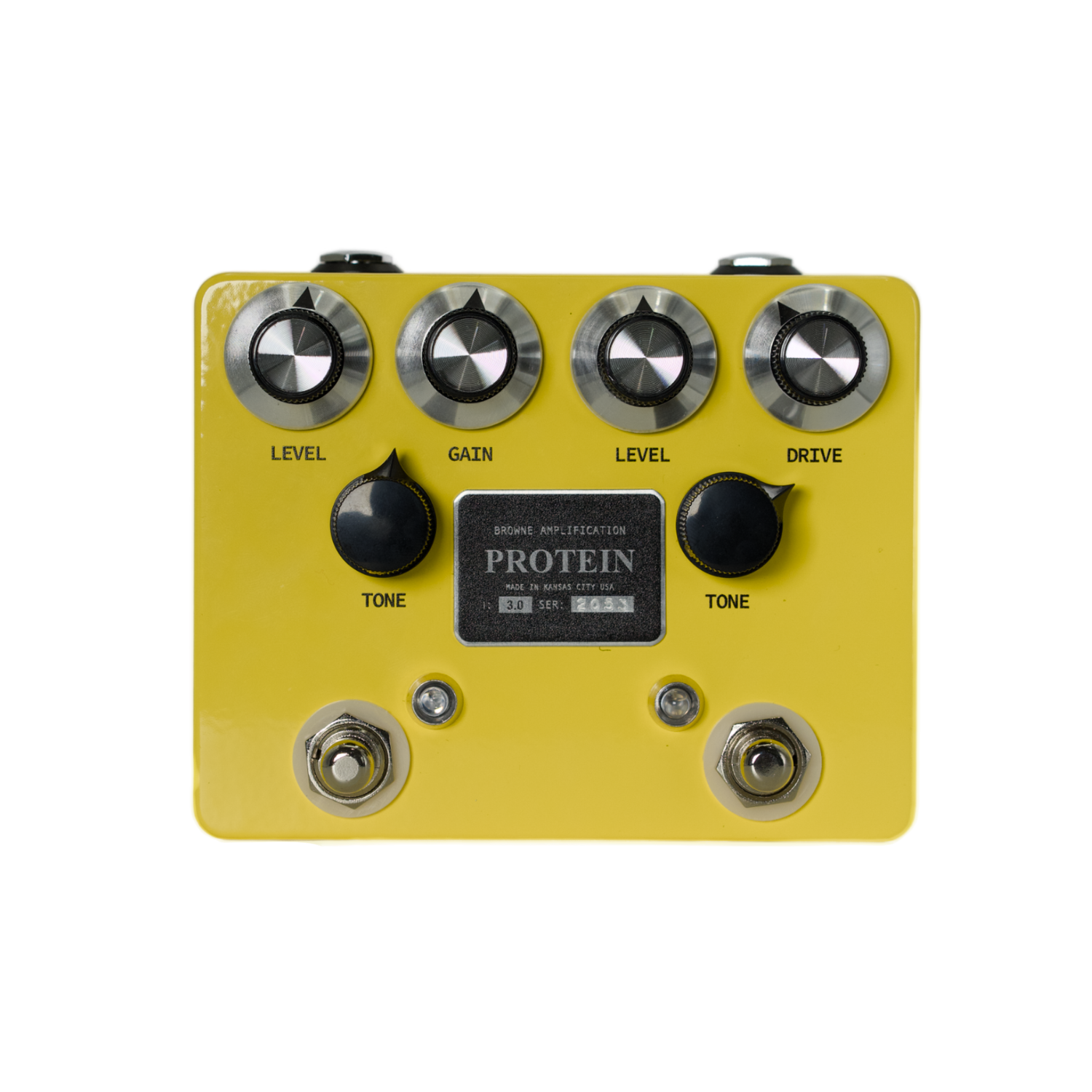 The Protein Dual Overdrive Pedal — Browne Amplification