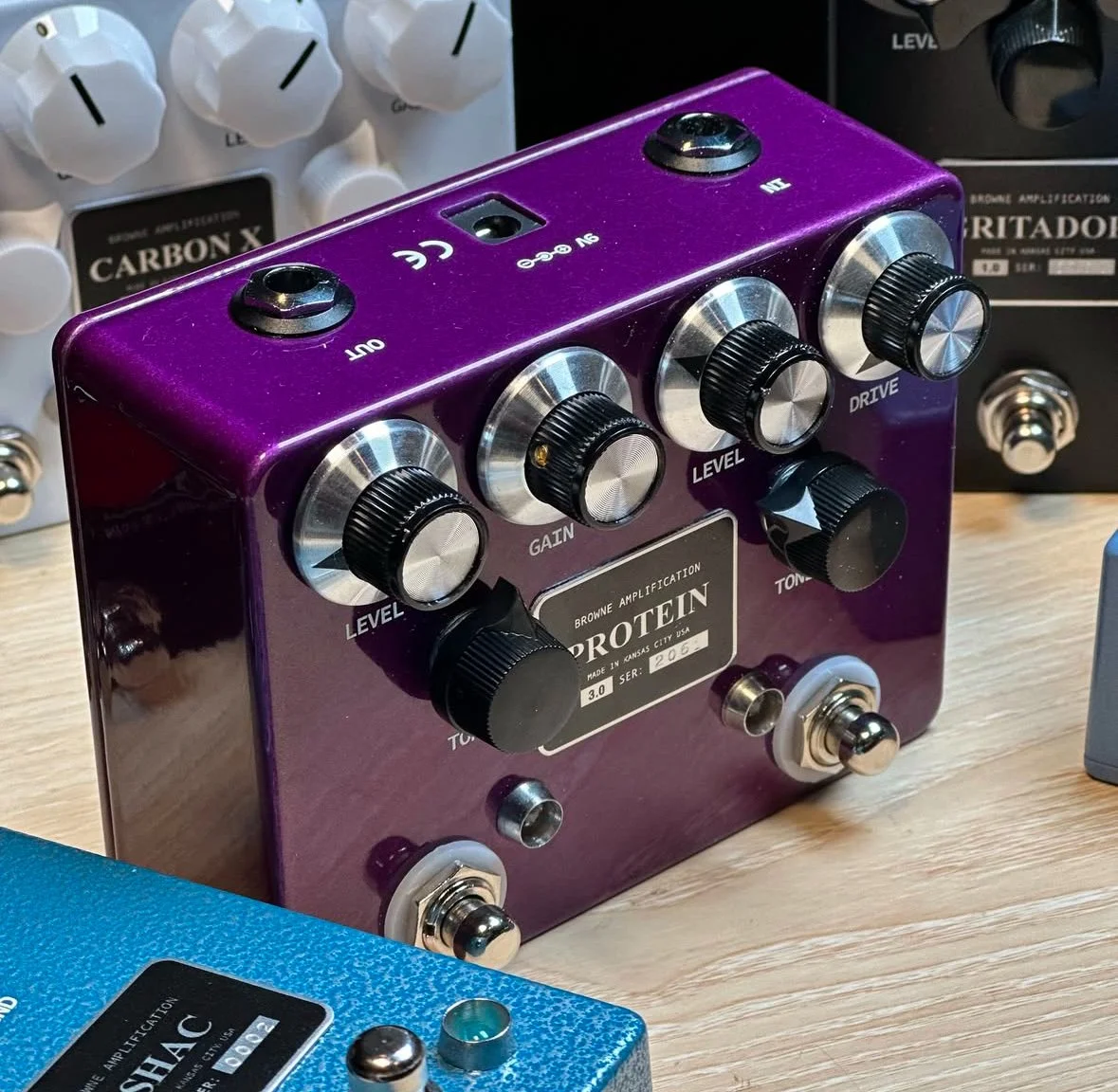 The Protein Dual Overdrive Pedal — Browne Amplification