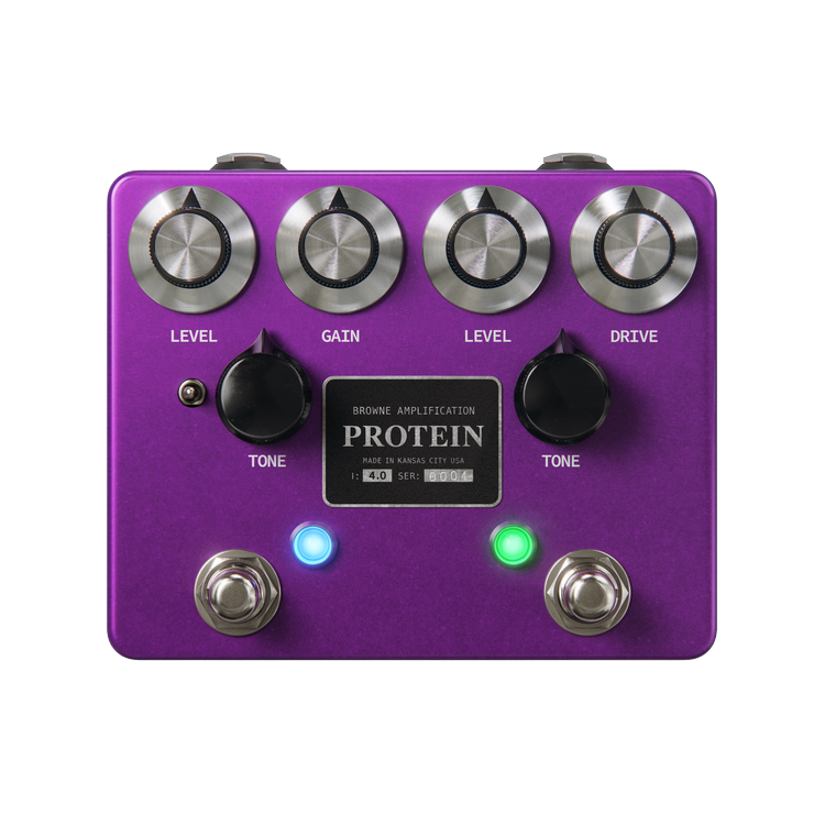 The Protein Dual Overdrive Pedal — Browne Amplification