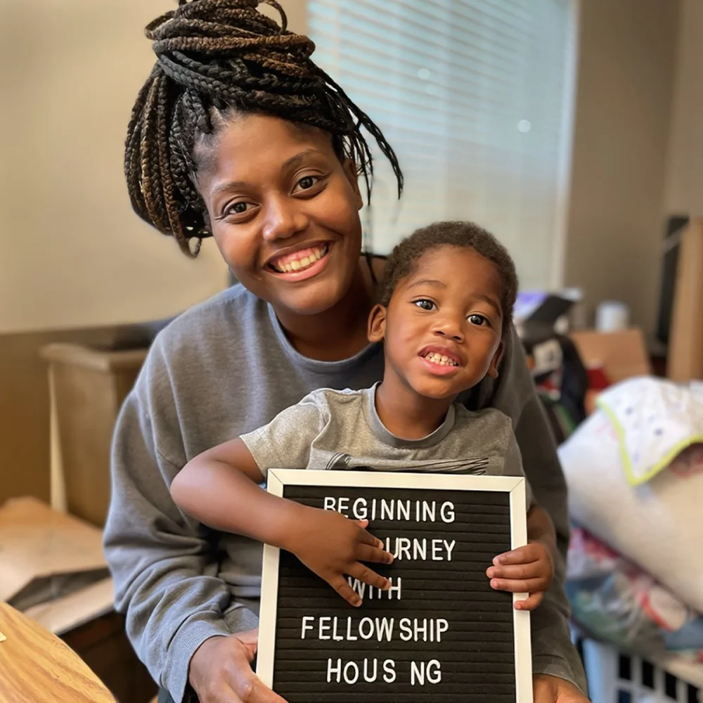 New Mom is Speechless Seeing Her New Apartment! — Fellowship Housing