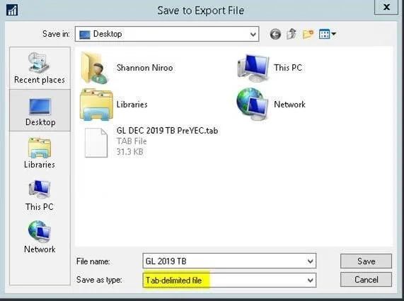 Exporting Dynamics GP Reports to Excel or other File Formats — Costa ...
