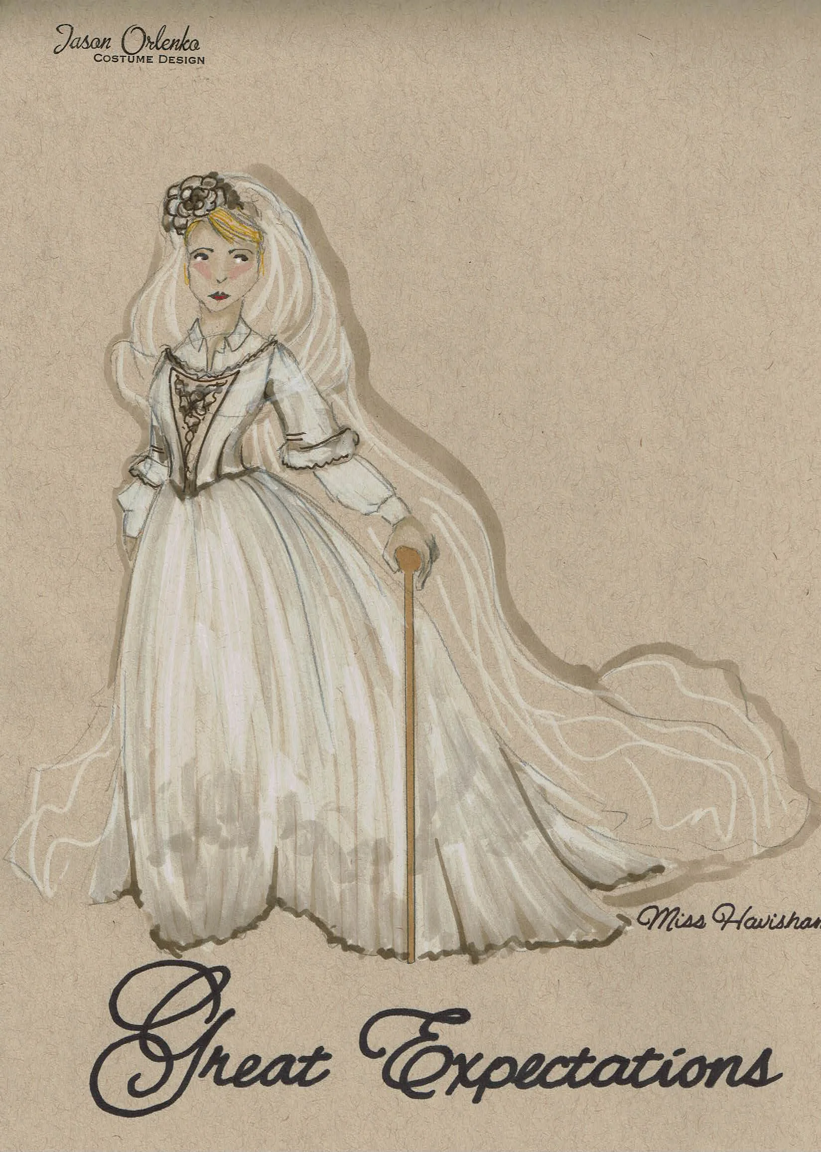 Miss Havisham Drawing