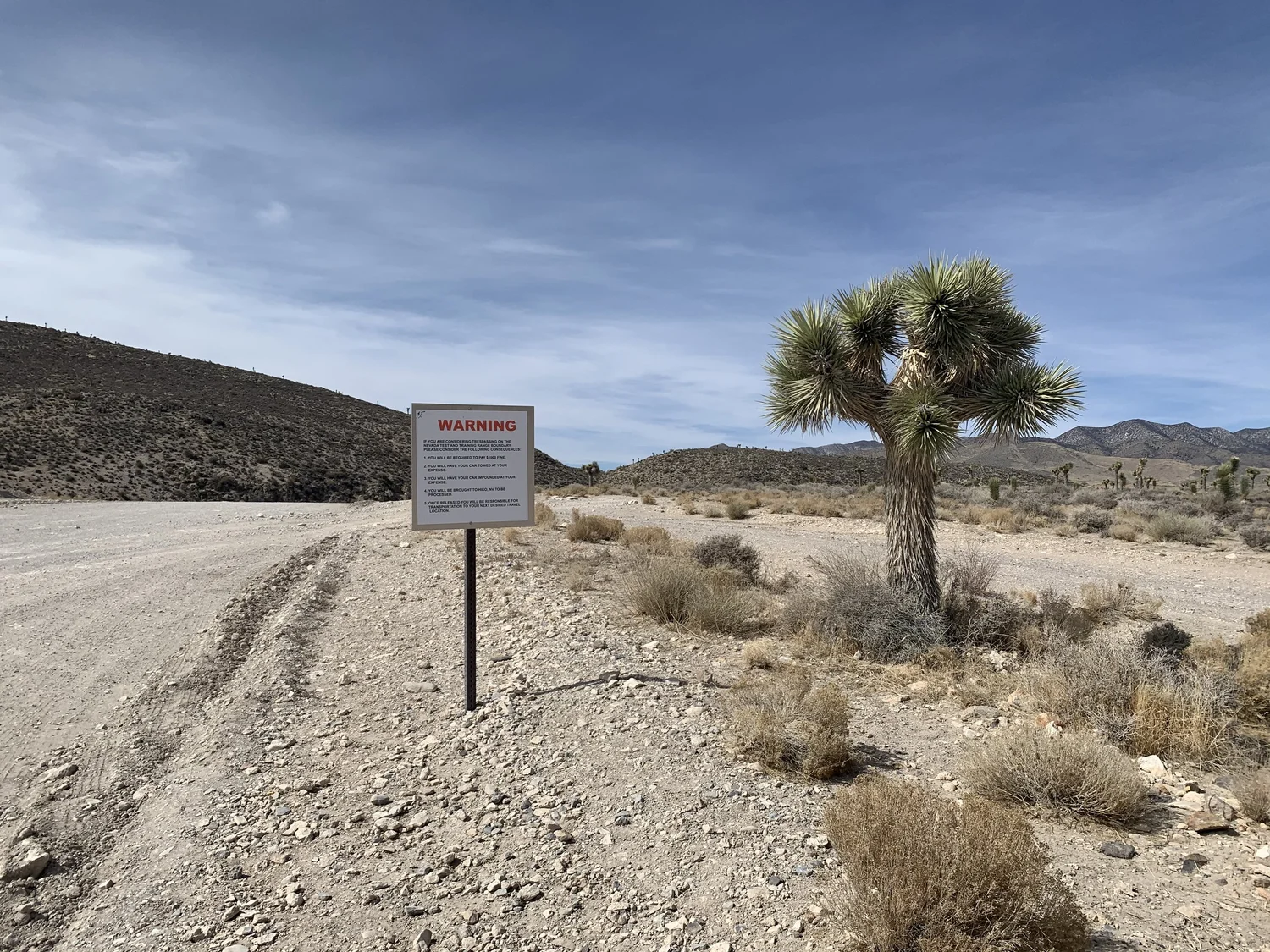 Visiting the Groom Lake Entrance for Area 51 — Nature Impacts Us