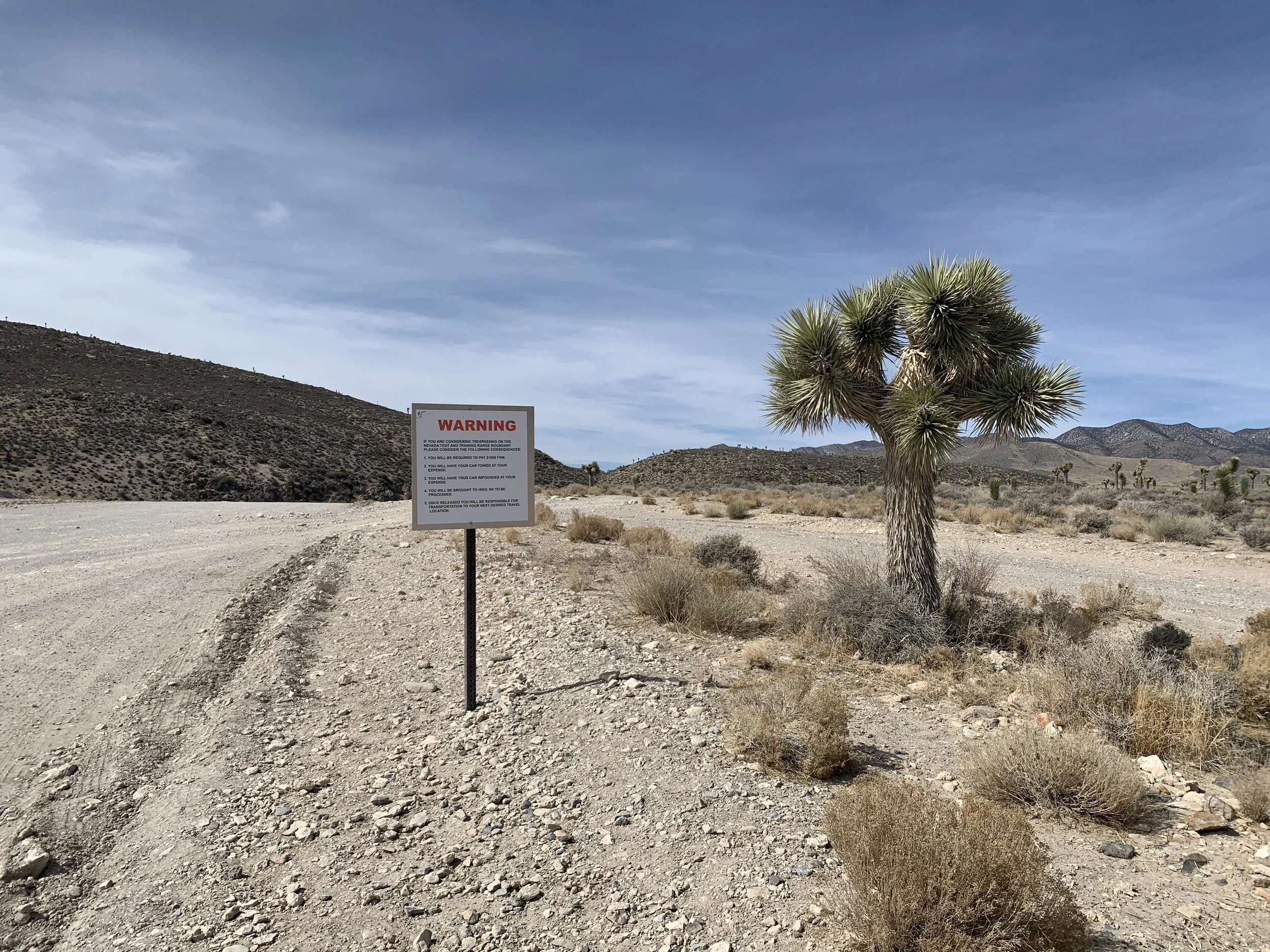 Visiting the Groom Lake Entrance for Area 51 — Nature Impacts Us